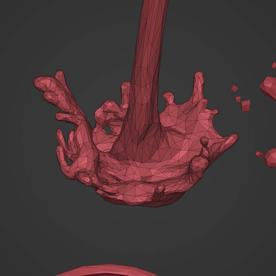 3d Splash Paint Model