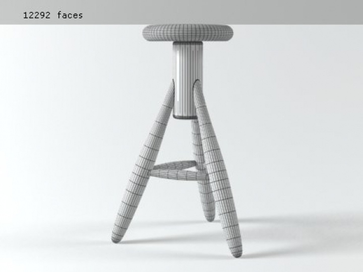 Rocket stool 3D model - TurboSquid 1175370