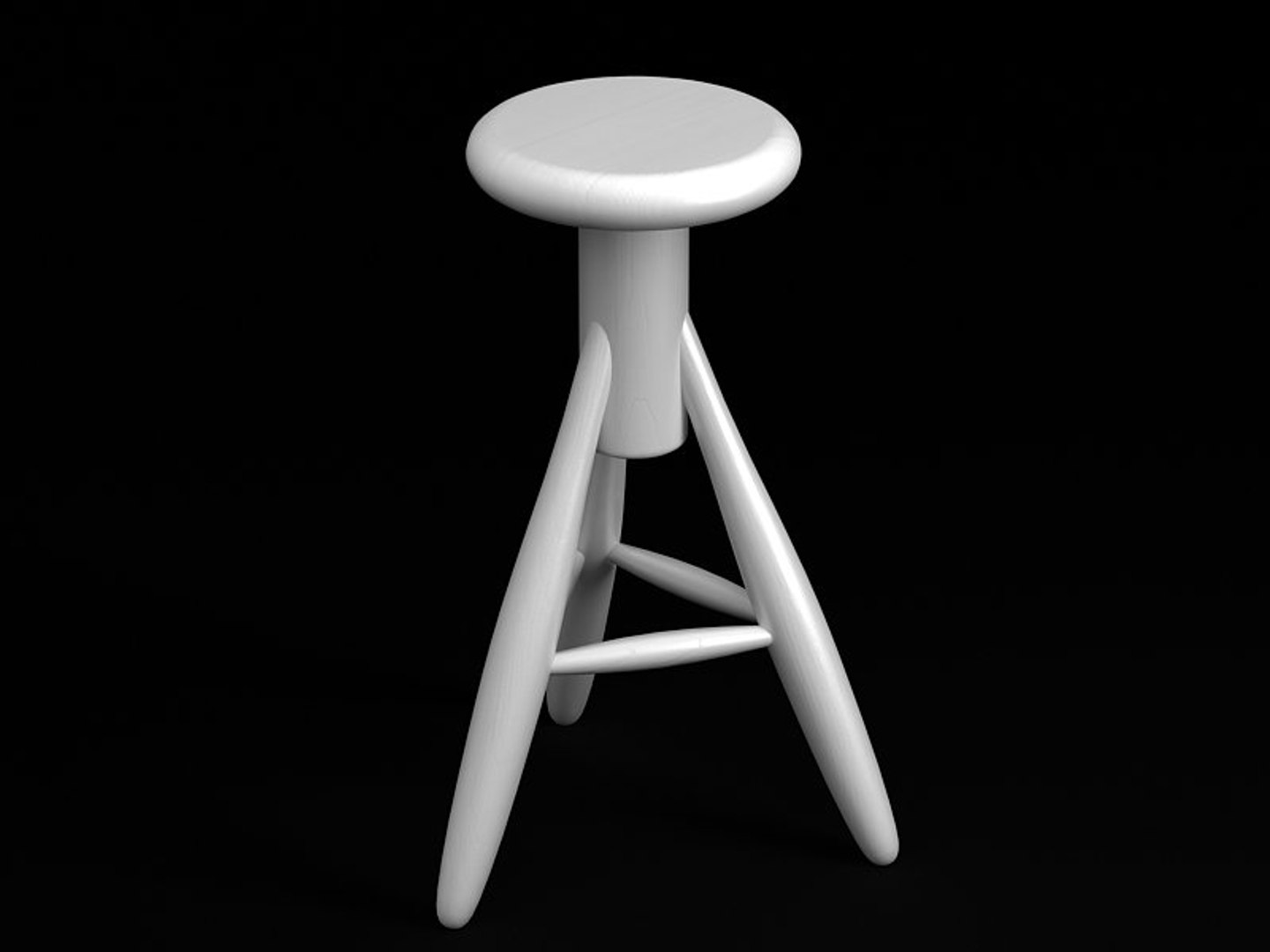 Rocket stool 3D model - TurboSquid 1175370