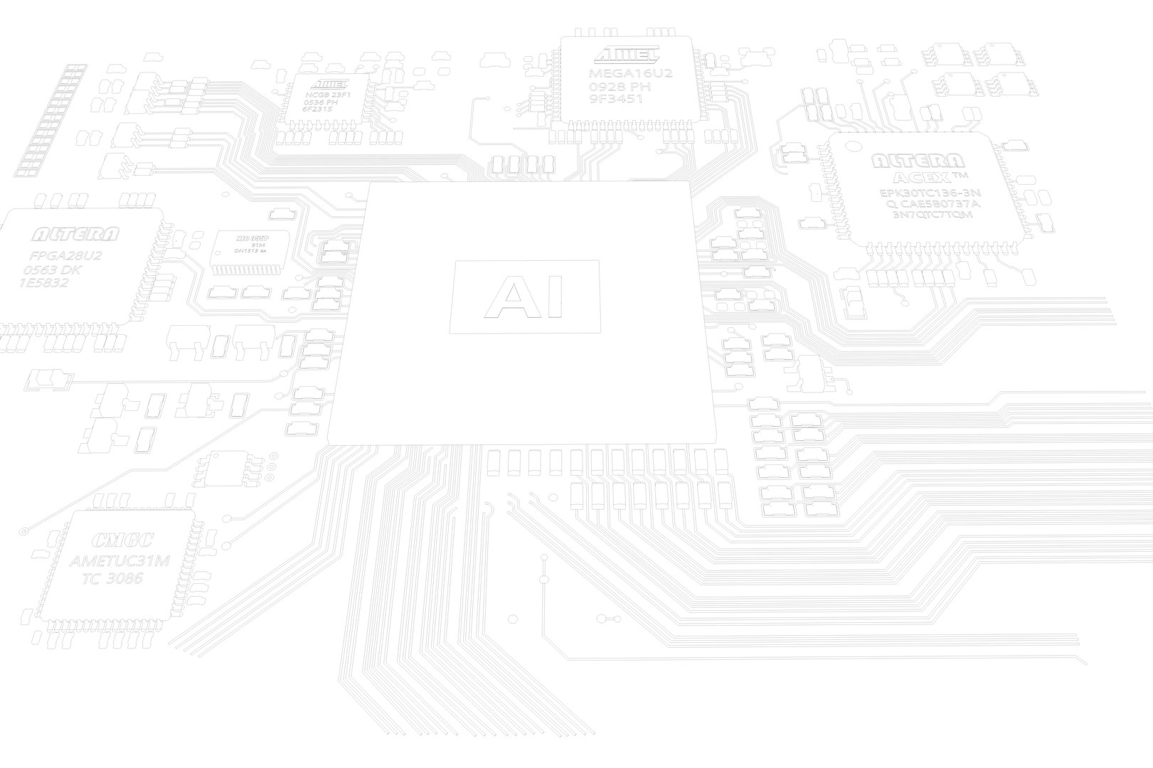 Electronic Chip Circuit Board 3D Model - TurboSquid 1993503