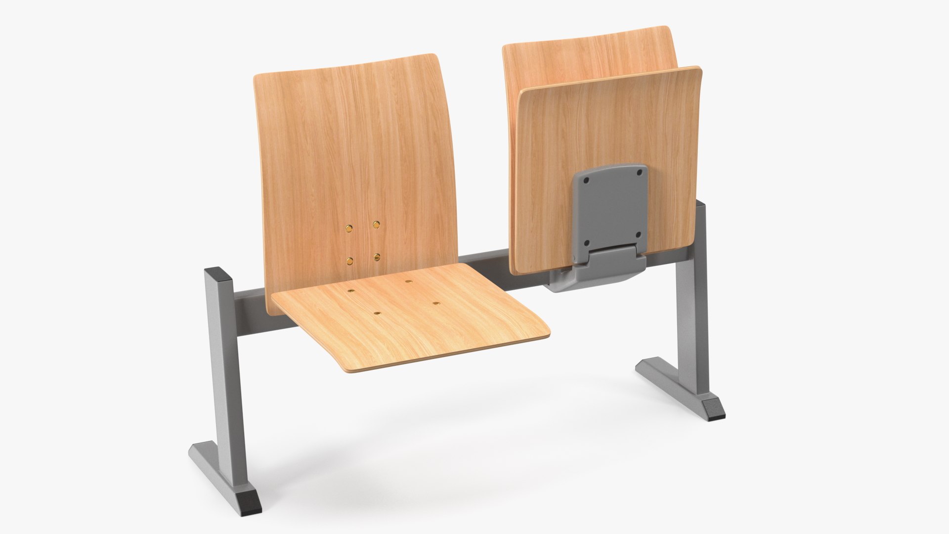 3D University Seating System For Two Seats - TurboSquid 1918908