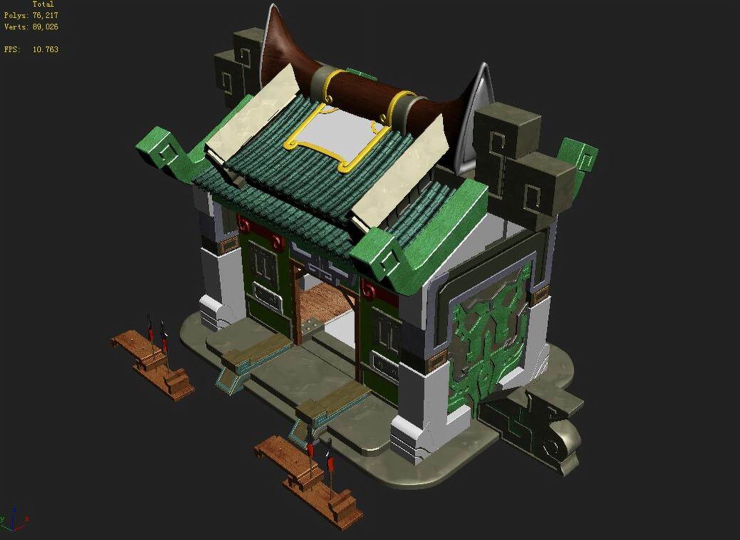 Gang Building - Junior Model - TurboSquid 1452371