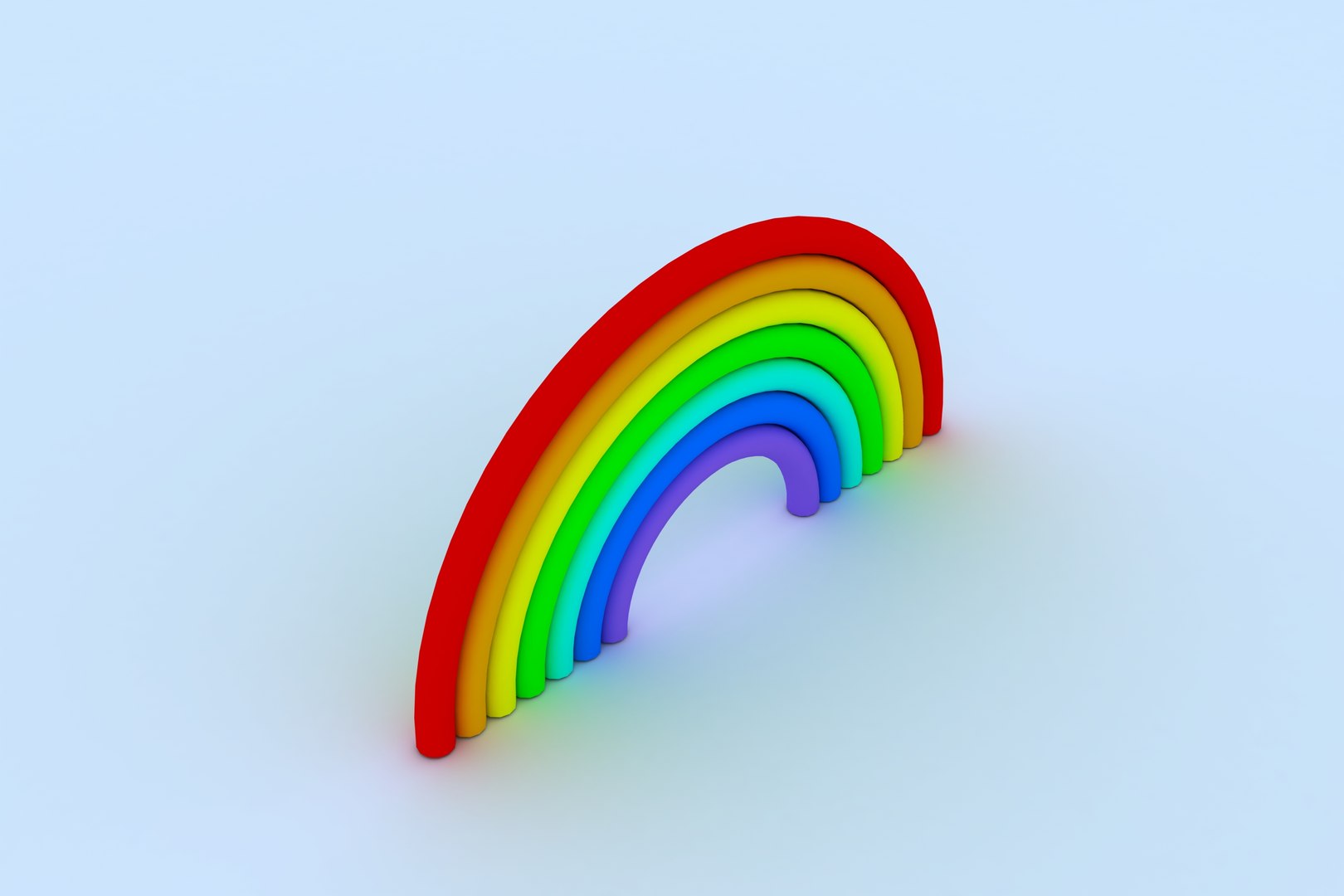 3D Rainbow 1 - TurboSquid 1641120