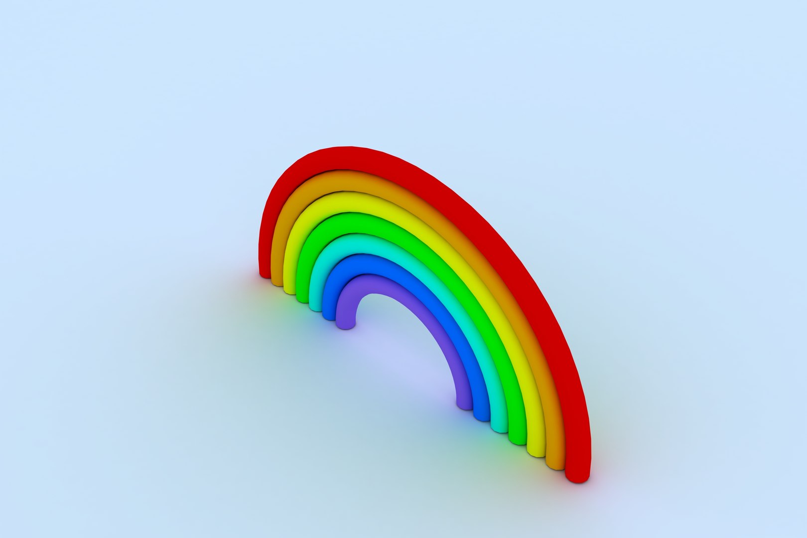 3D Rainbow 1 - TurboSquid 1641120