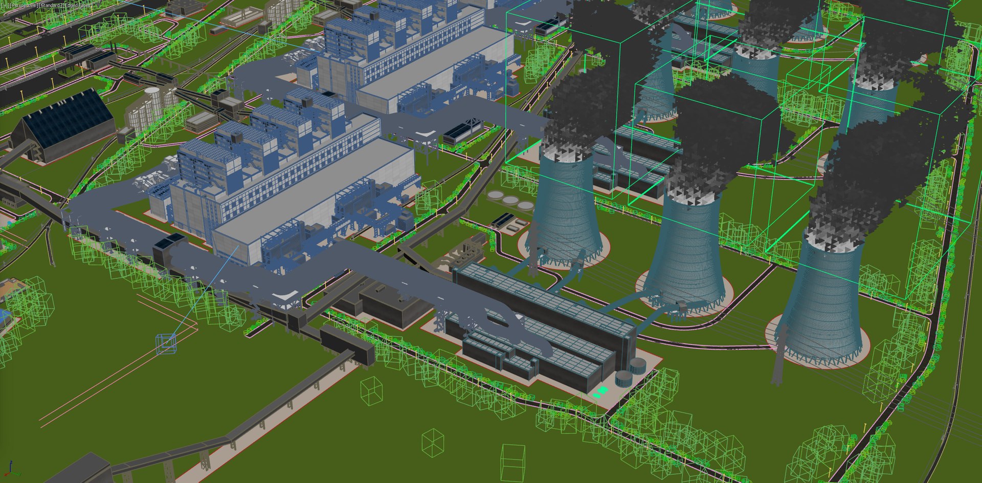 3D Power Plant Detailed - TurboSquid 2359538