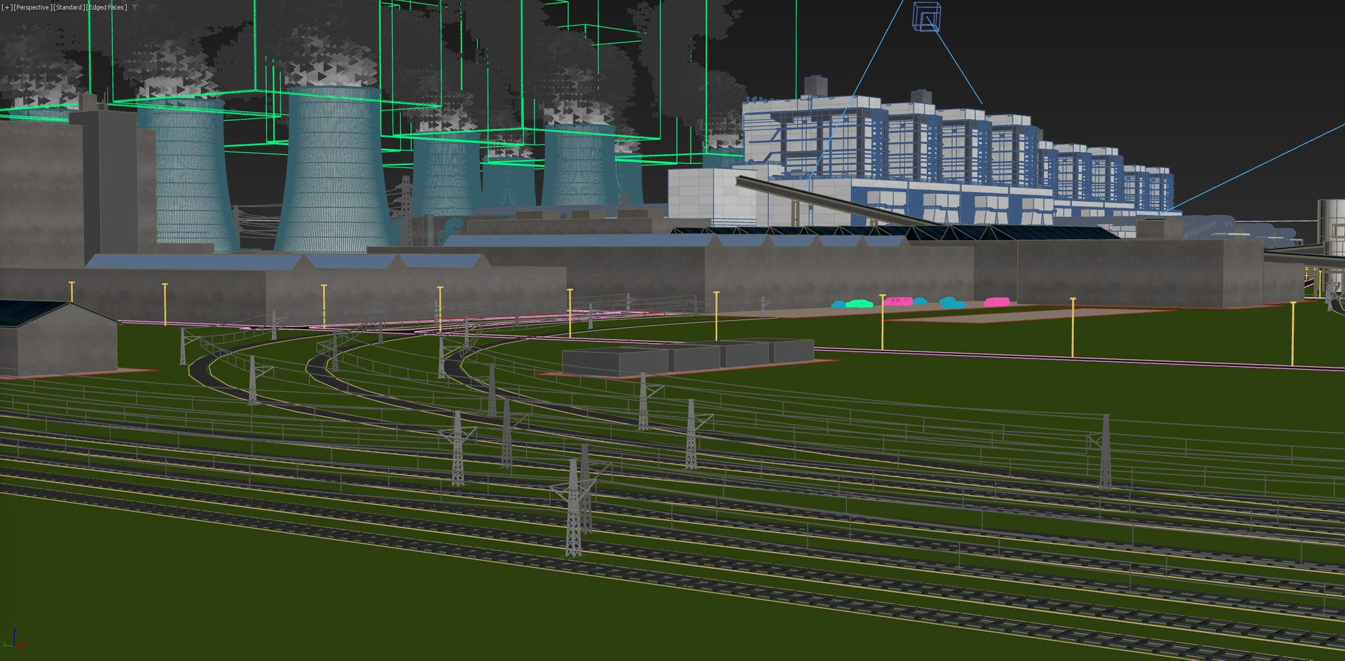 3D Power Plant Detailed - TurboSquid 2359538