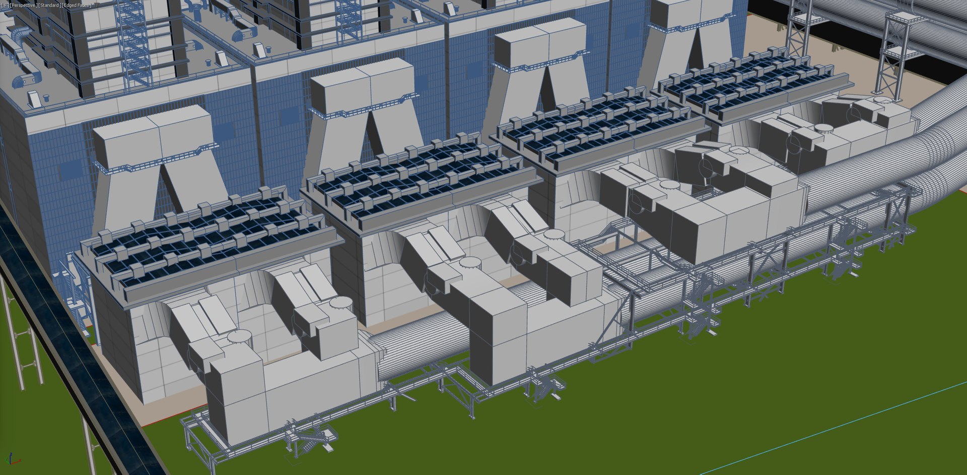 3D Power Plant Detailed - TurboSquid 2359538