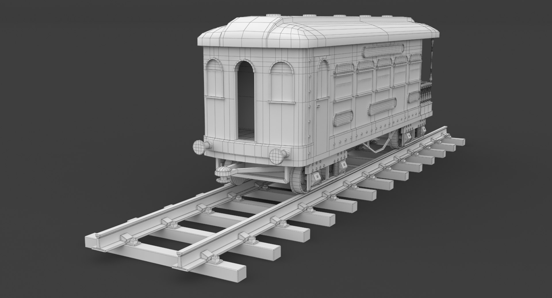 Train Toy Observation Car 3D Model - TurboSquid 1229711