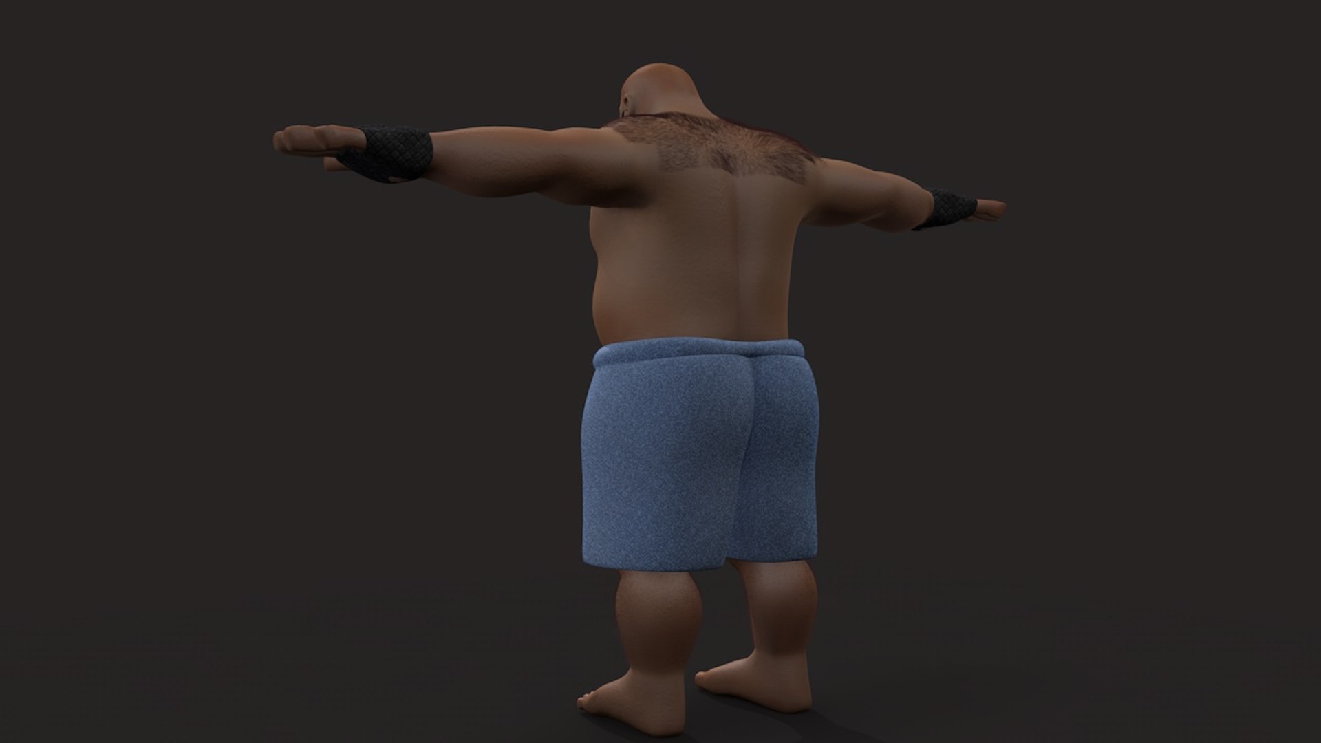 3D Model Street Wrestler Character - TurboSquid 1591658