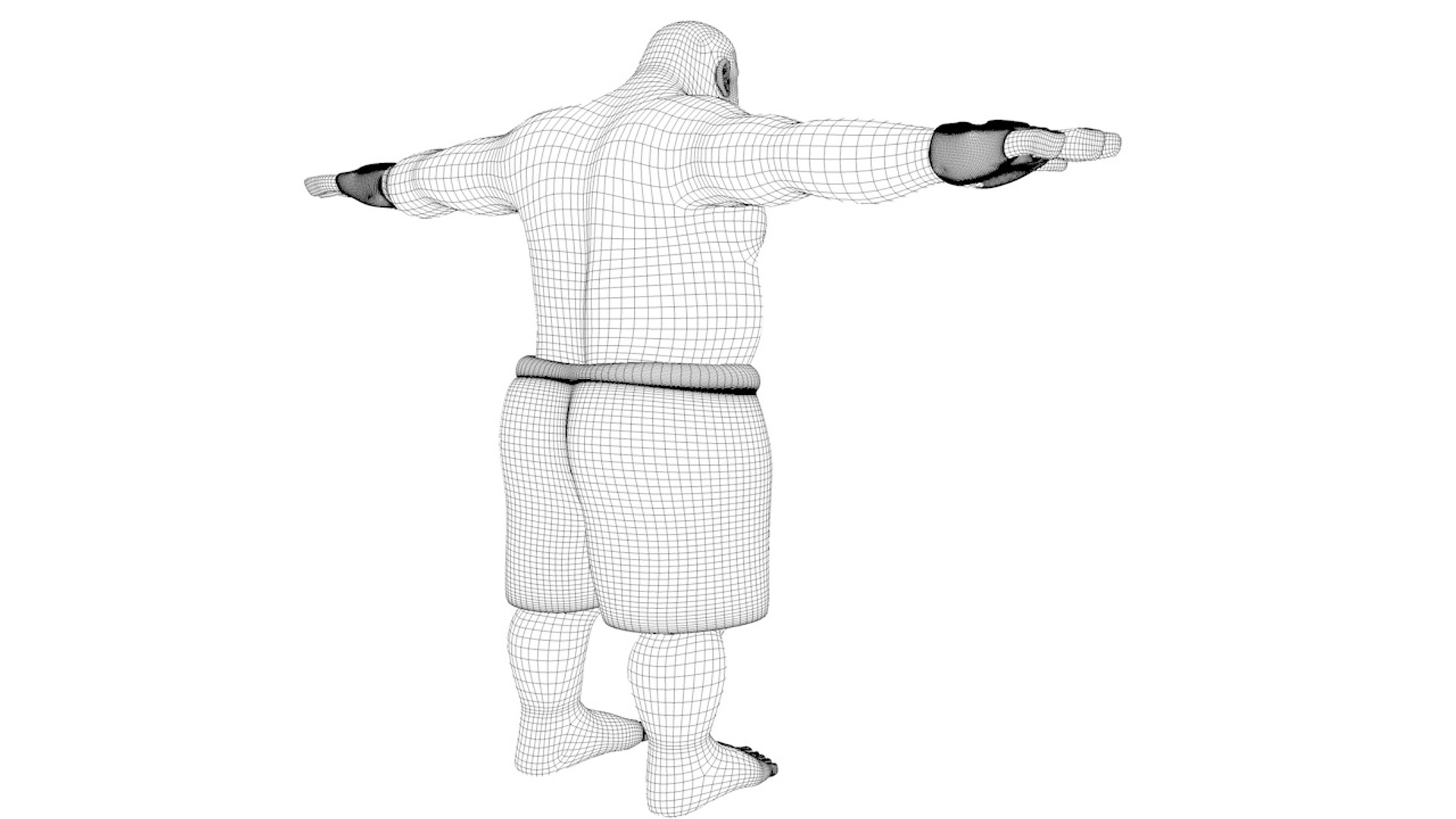 3D Model Street Wrestler Character - TurboSquid 1591658