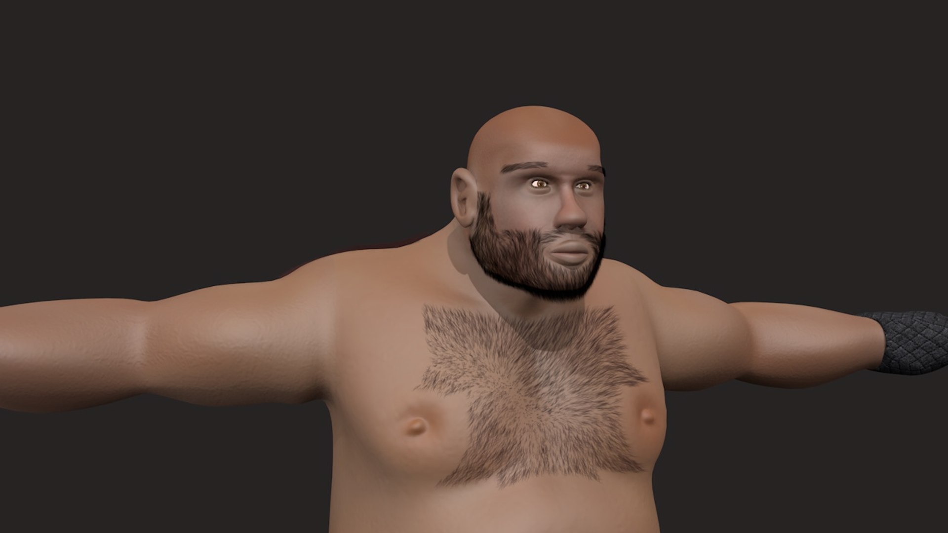 3D Model Street Wrestler Character - TurboSquid 1591658