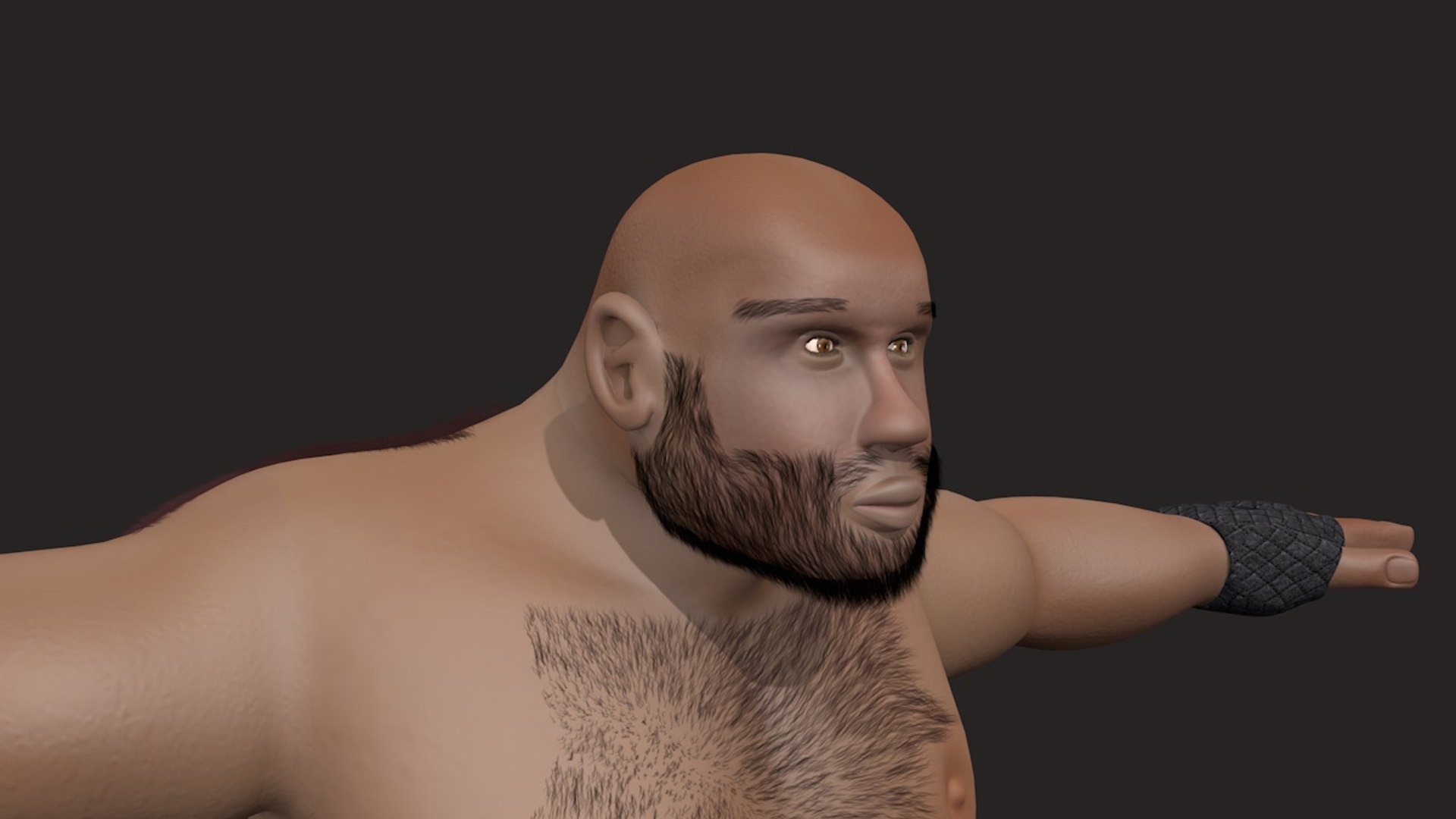 3D Model Street Wrestler Character - TurboSquid 1591658