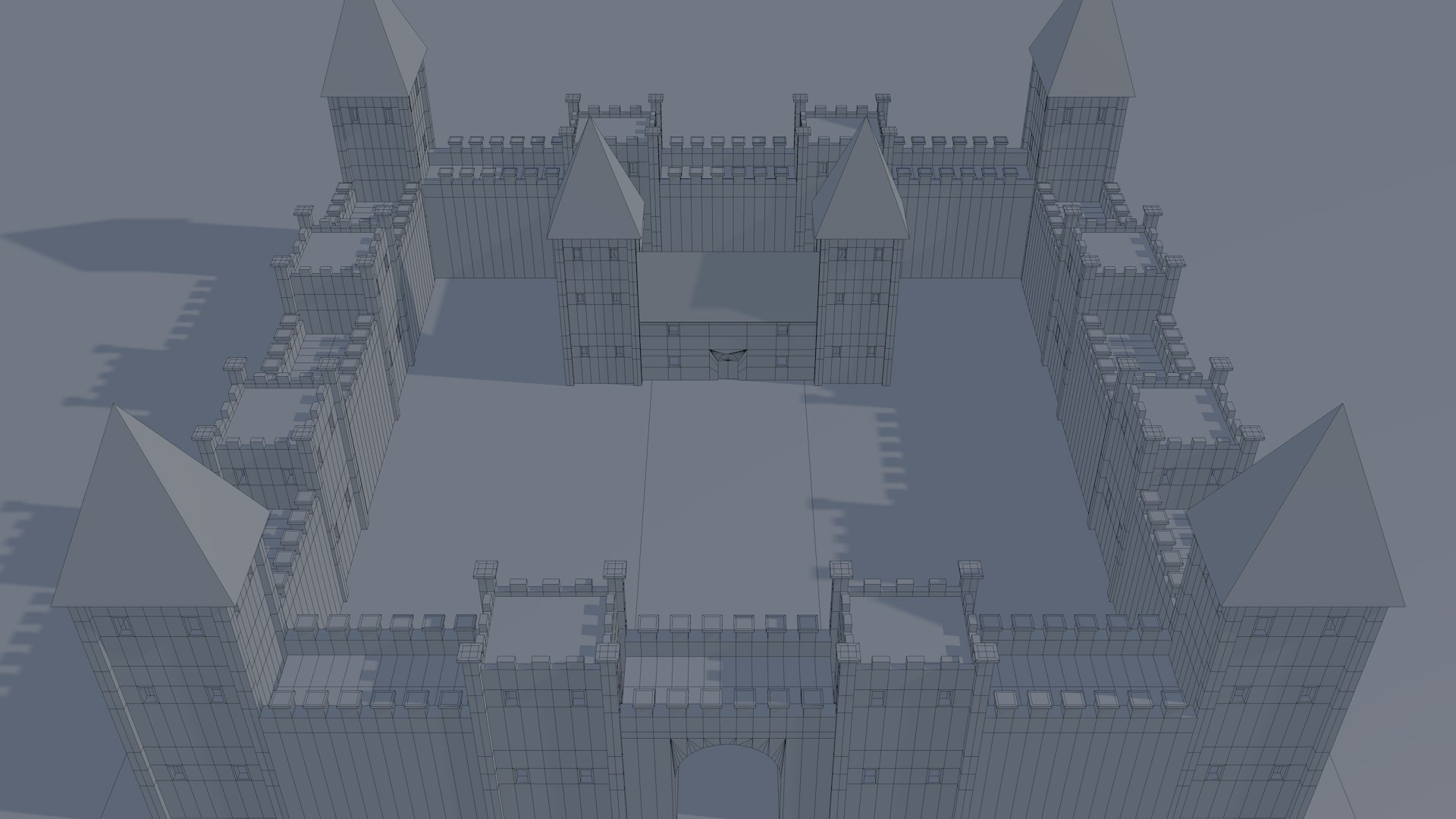 3D Model Medieval Castle - TurboSquid 2316845