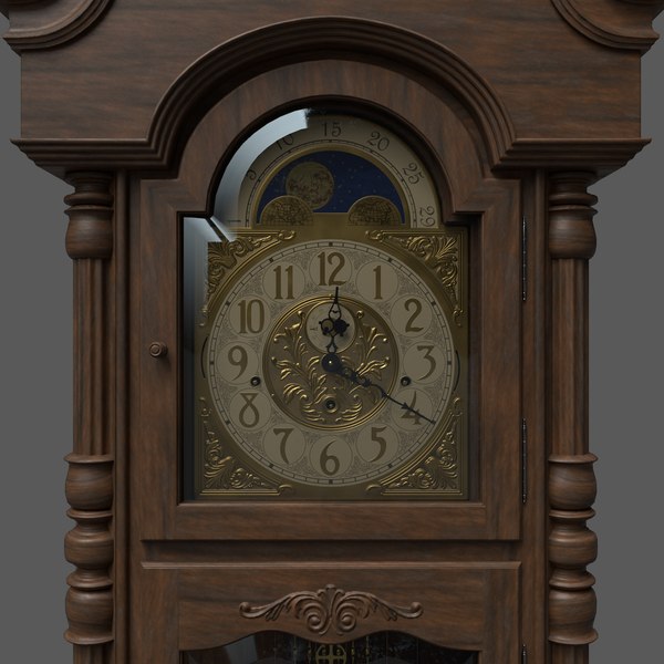 Grandfather Clock 3D Models for Download | TurboSquid