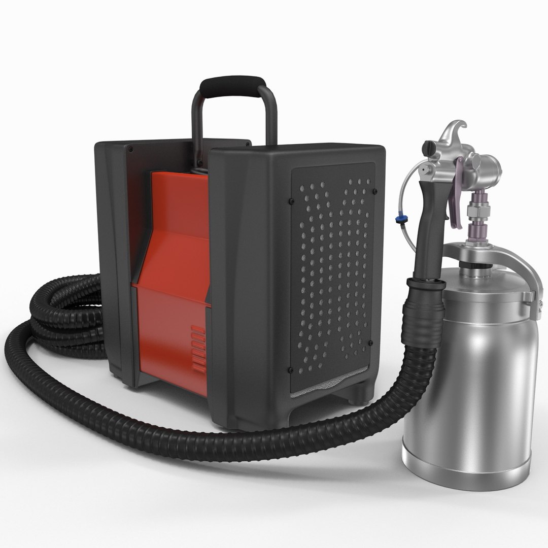 Hvlp Turbine Paint Sprayer 3d Model