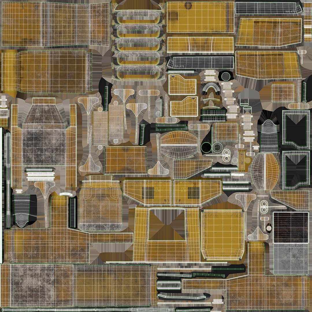 Dirt Loader Rigged And Animated 8K PBR Textures model - TurboSquid 1999489