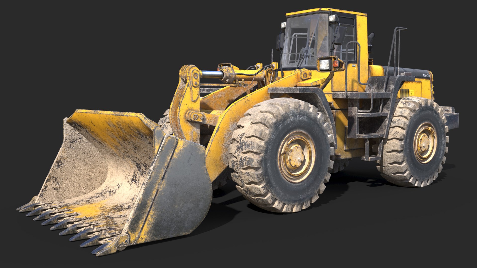Dirt Loader Rigged And Animated 8K PBR Textures model - TurboSquid 1999489