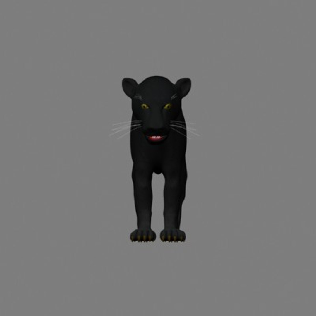 Leopard Animate 3d Model