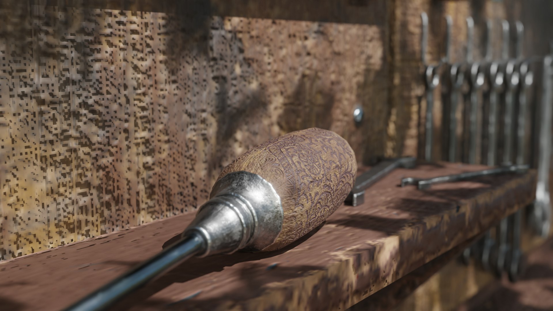 3D Model Workshop Table - TurboSquid 2182763