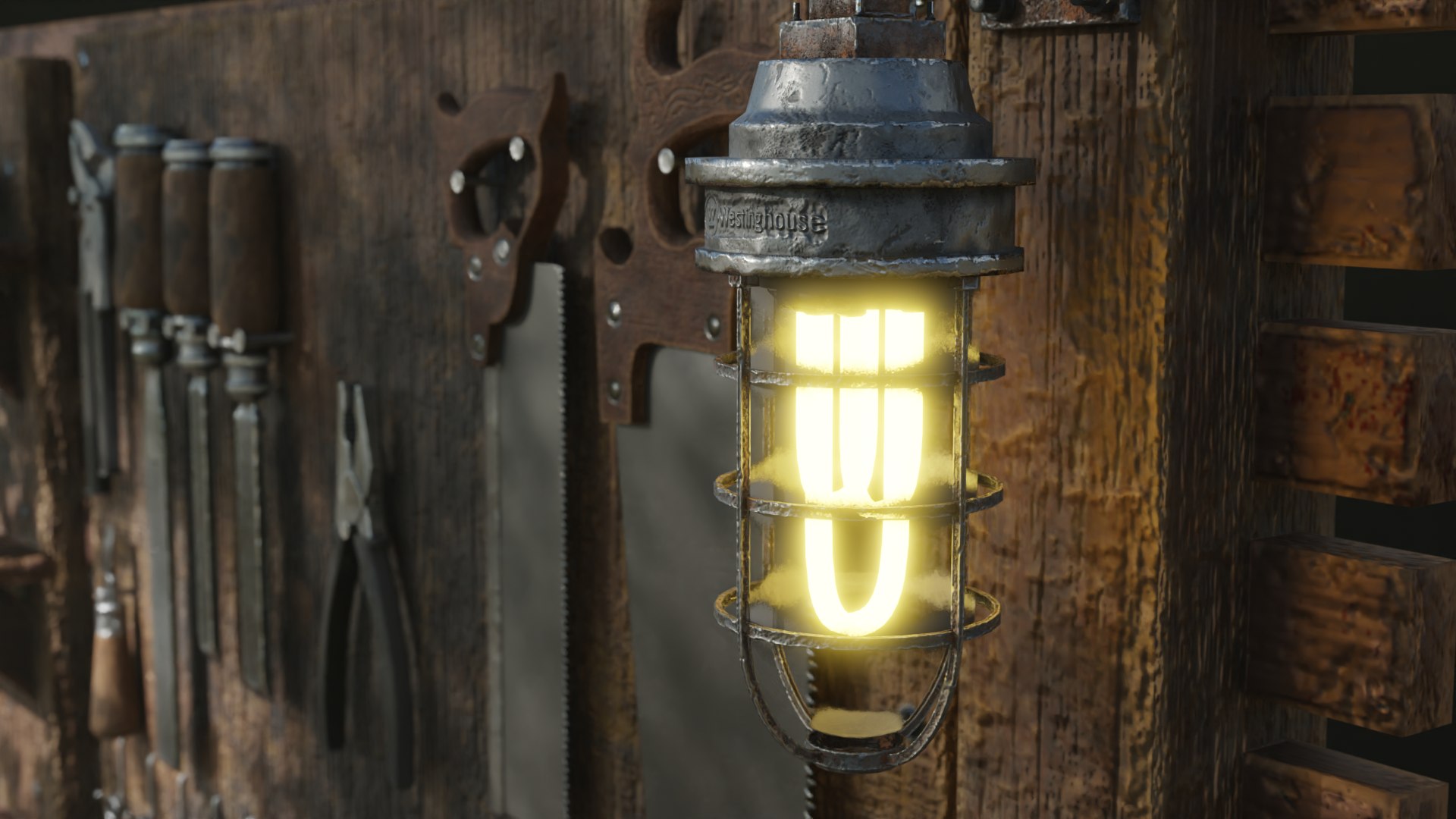 3D Model Workshop Table - TurboSquid 2182763