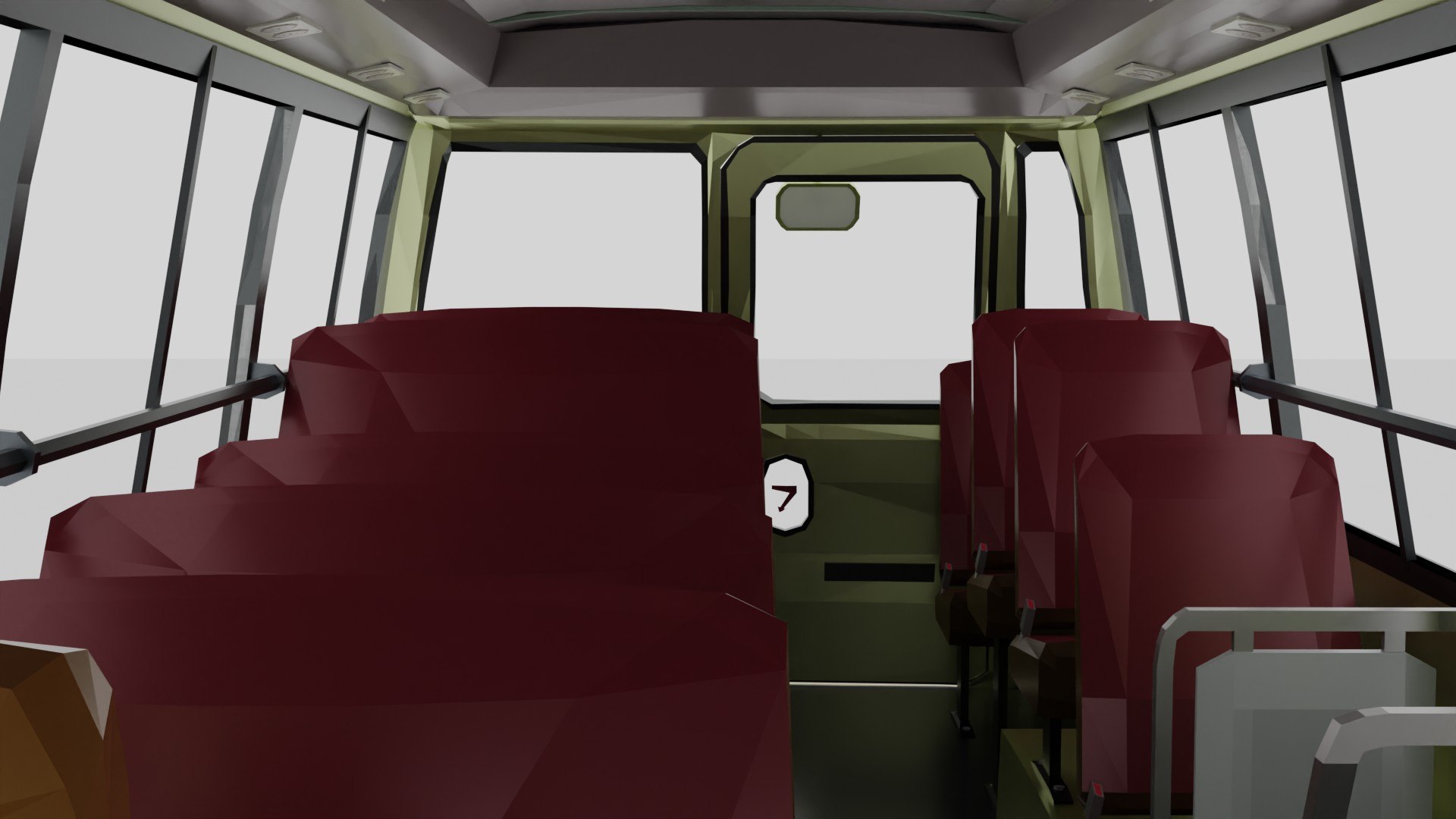 Hong Kong Red Mini Bus 3D Model - TurboSquid 1991693