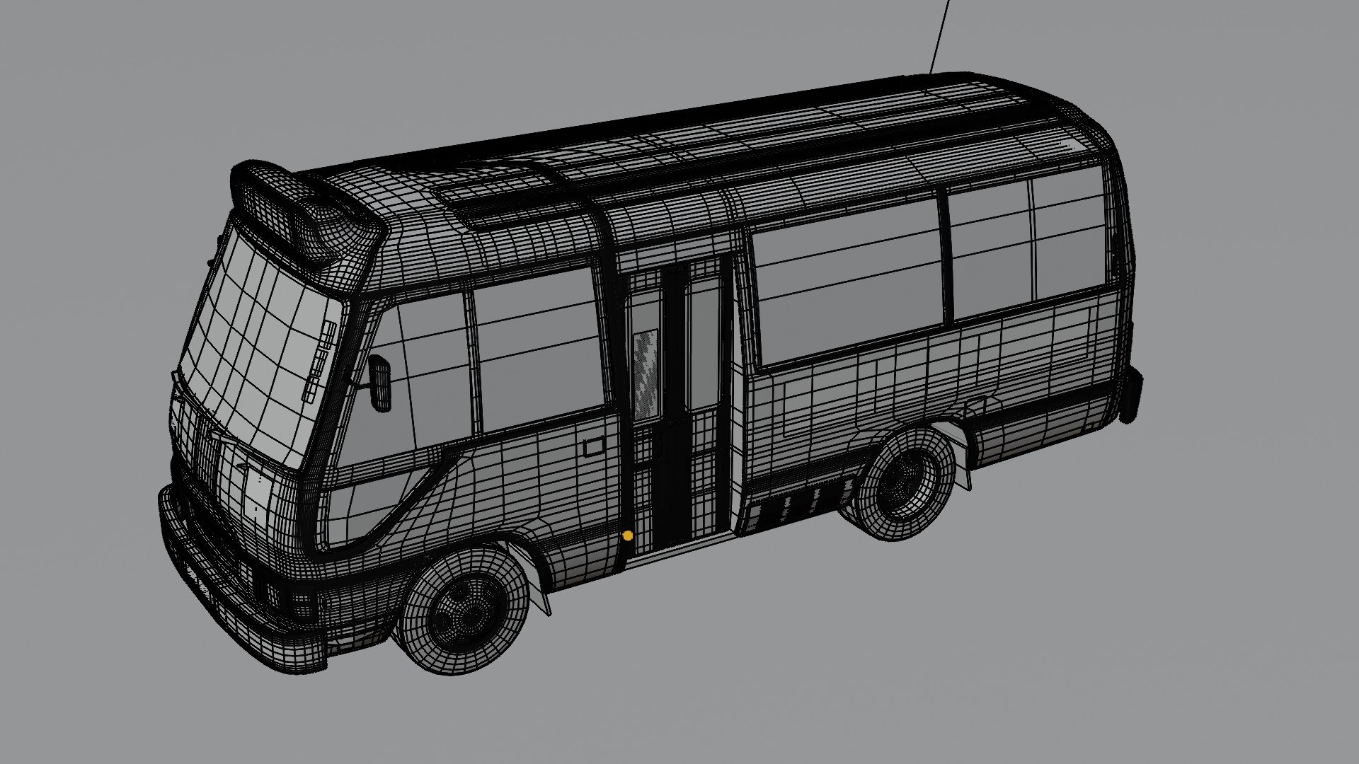 Hong Kong Red Mini Bus 3D Model - TurboSquid 1991693