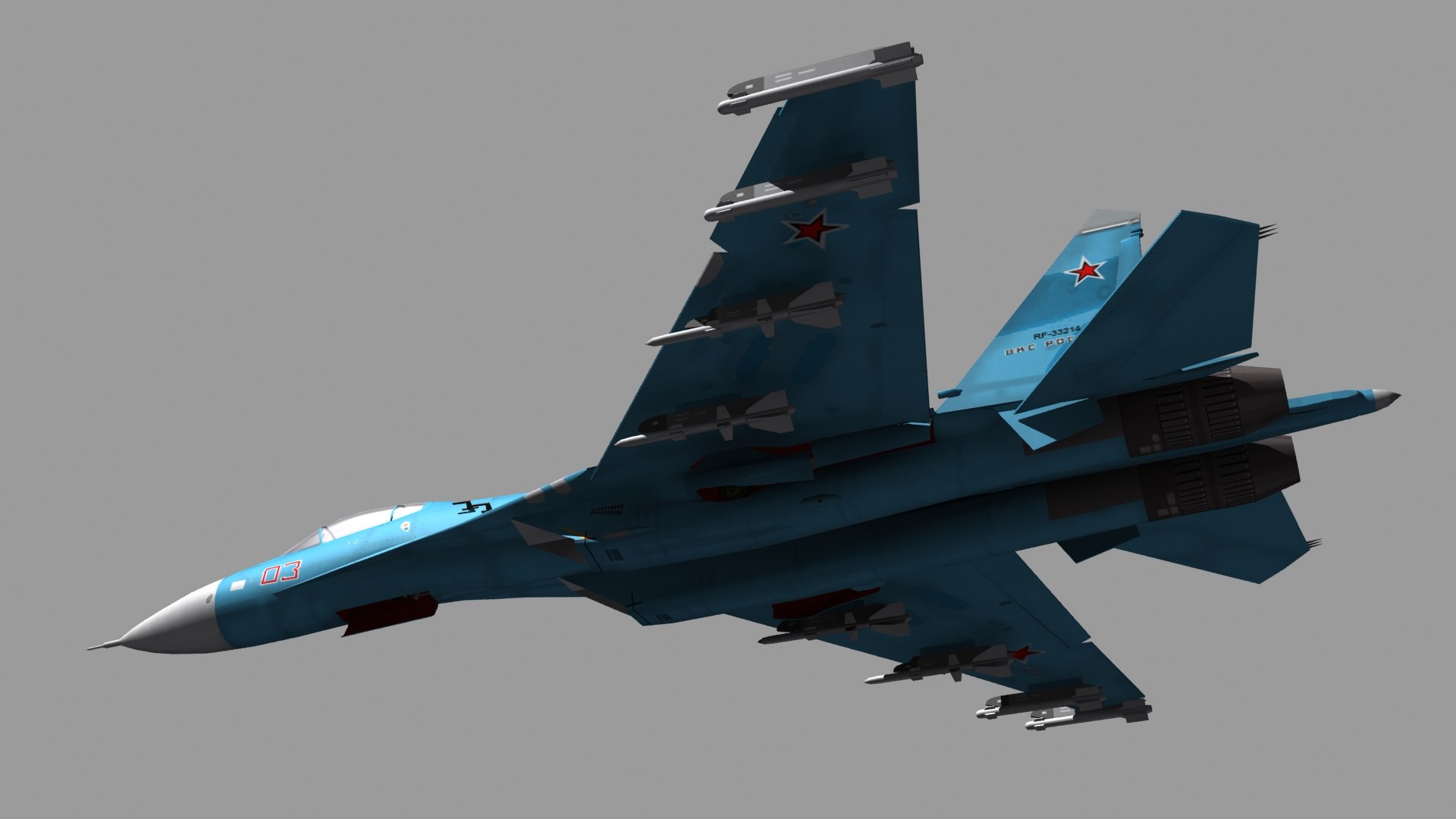 3D model Sukhoi Su-27 - TurboSquid 1968487