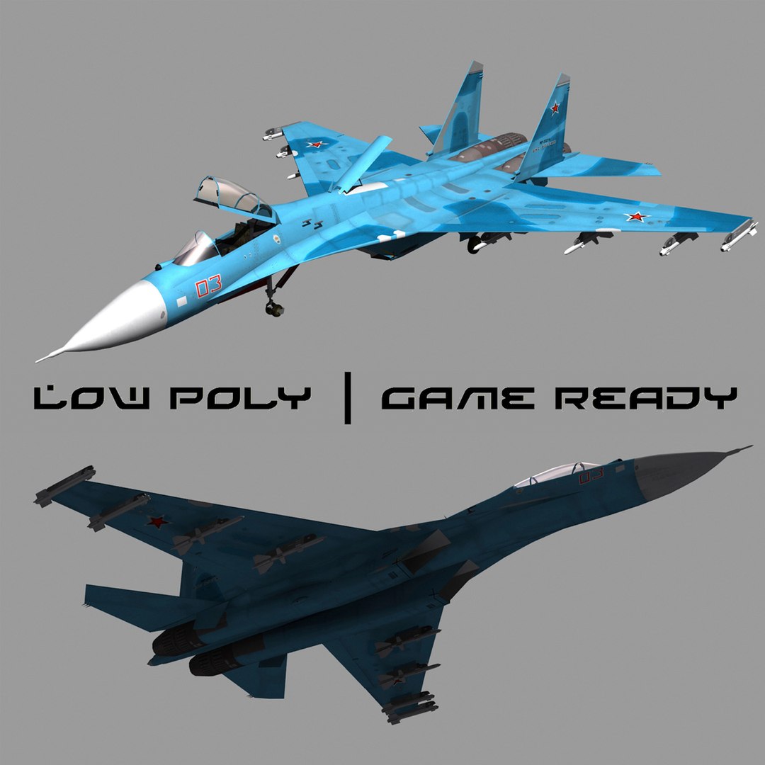 3D model Sukhoi Su-27 - TurboSquid 1968487