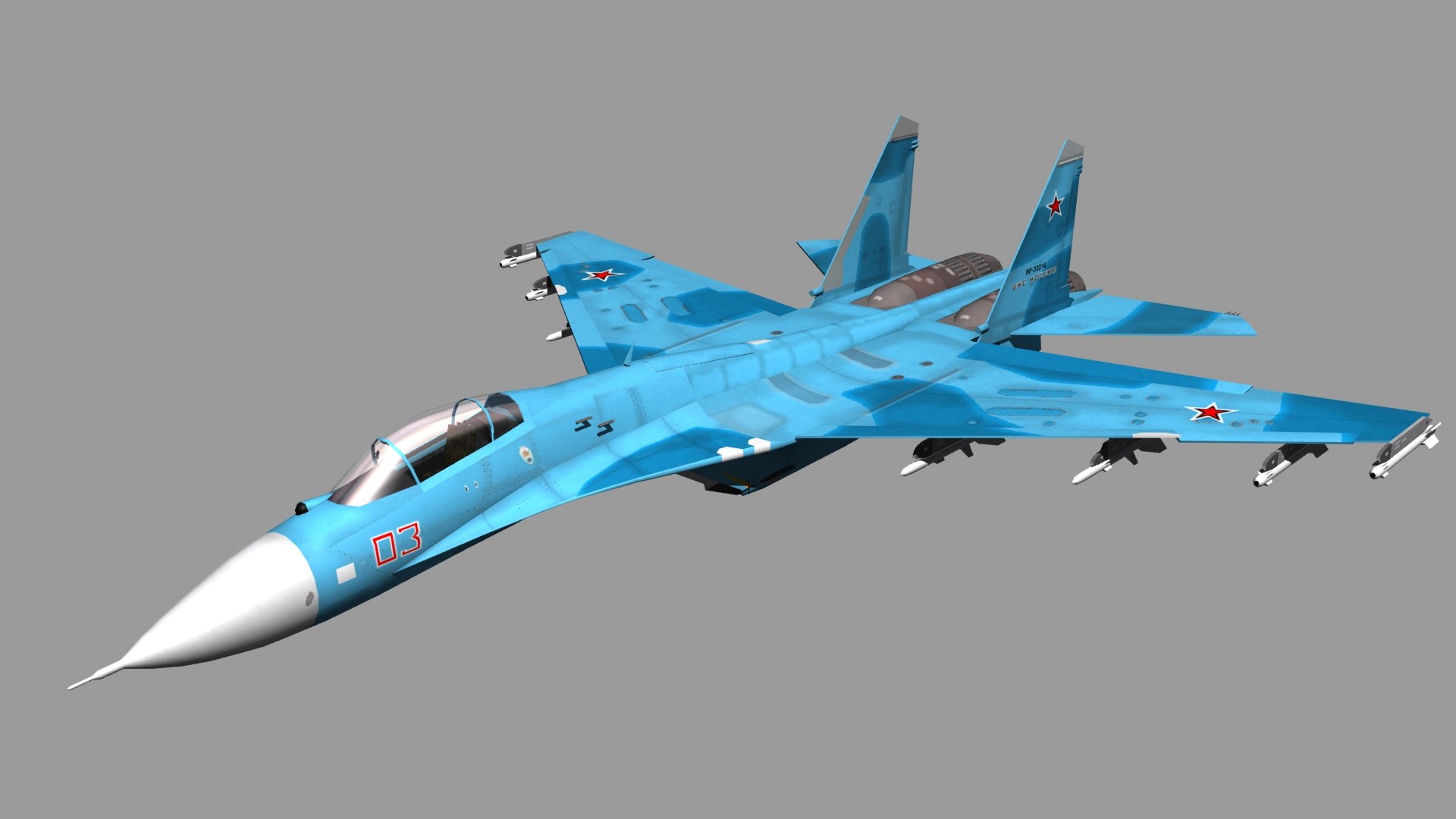 3D model Sukhoi Su-27 - TurboSquid 1968487