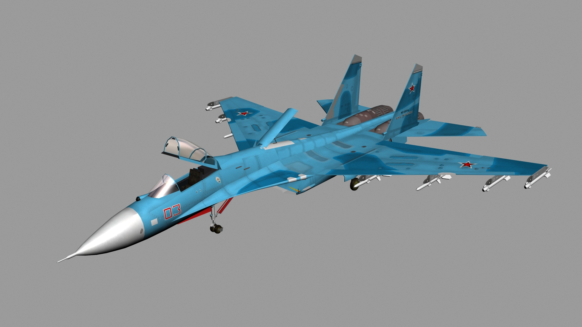 3D model Sukhoi Su-27 - TurboSquid 1968487