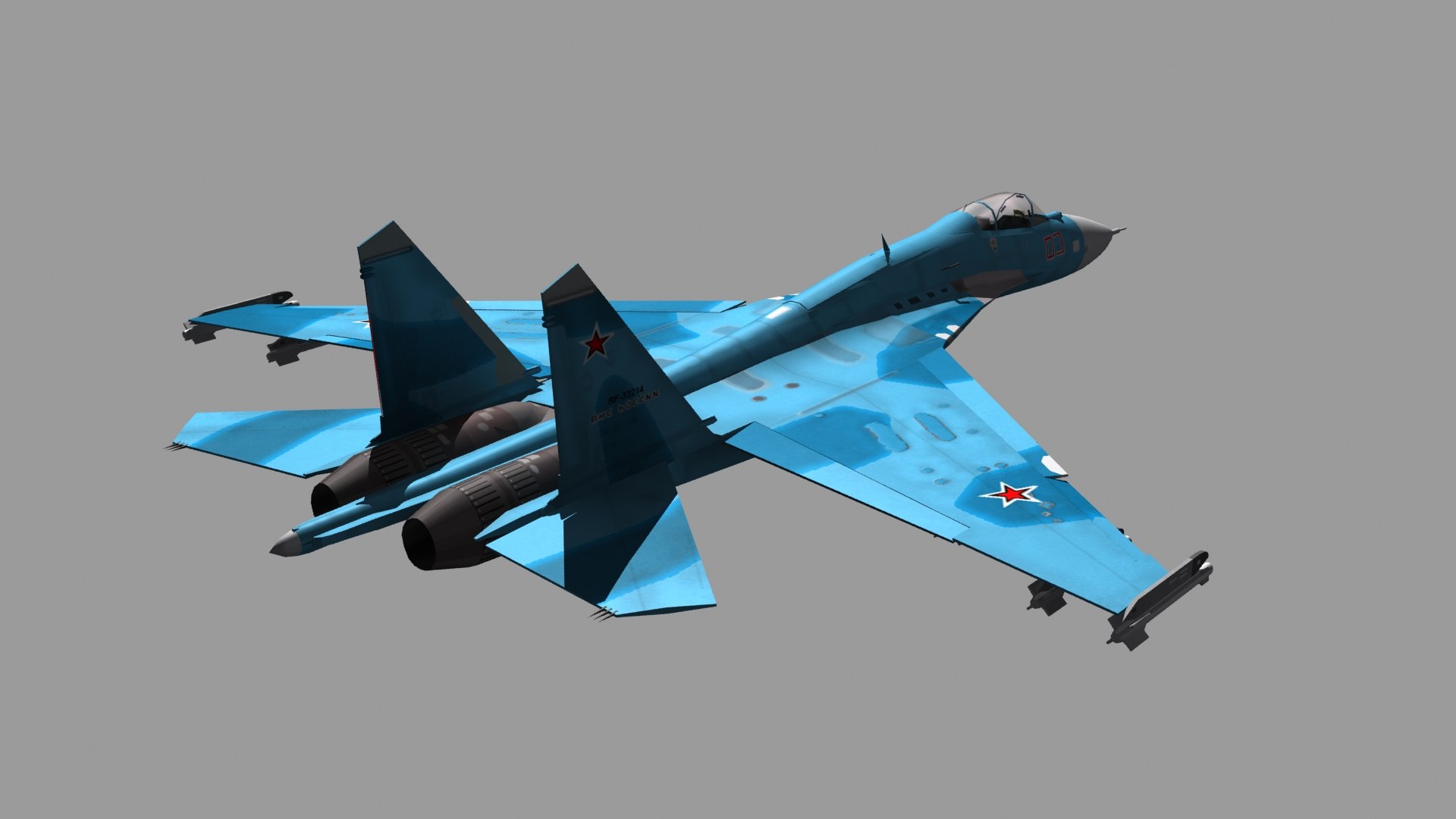 3D model Sukhoi Su-27 - TurboSquid 1968487