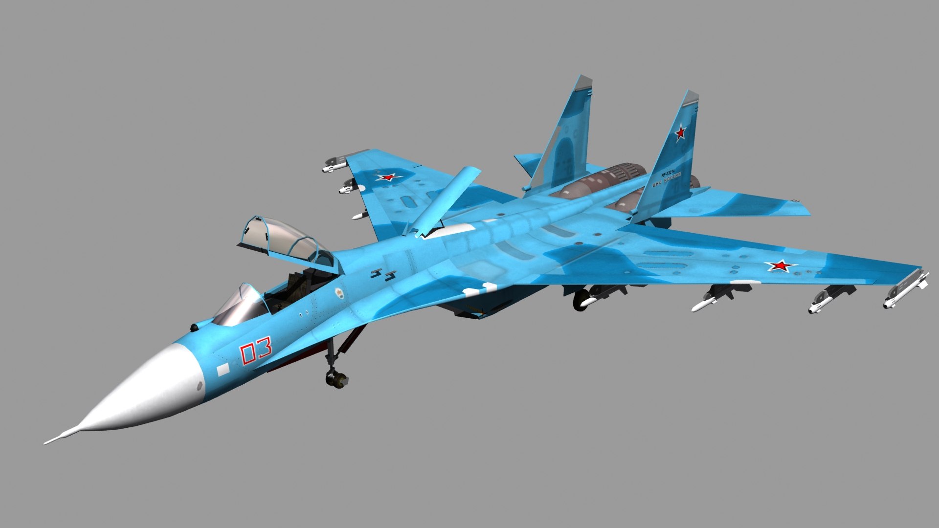 3D model Sukhoi Su-27 - TurboSquid 1968487