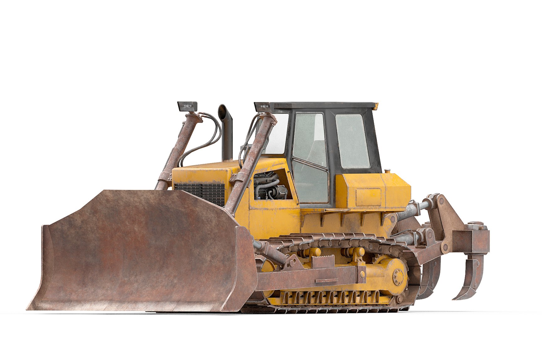 3D Bulldozer V2 - TurboSquid 2358555