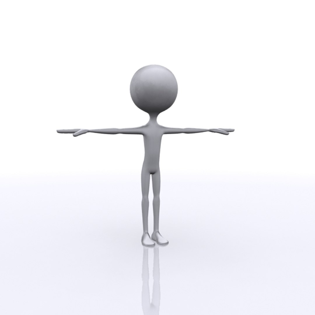 faceless dummy 3d max