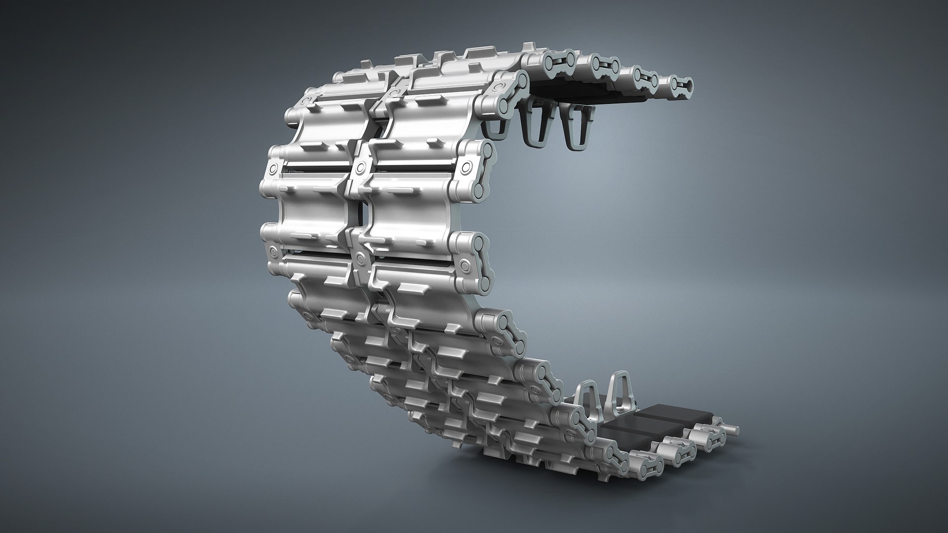 3D T-80 Tank Tracks Model - TurboSquid 1845331