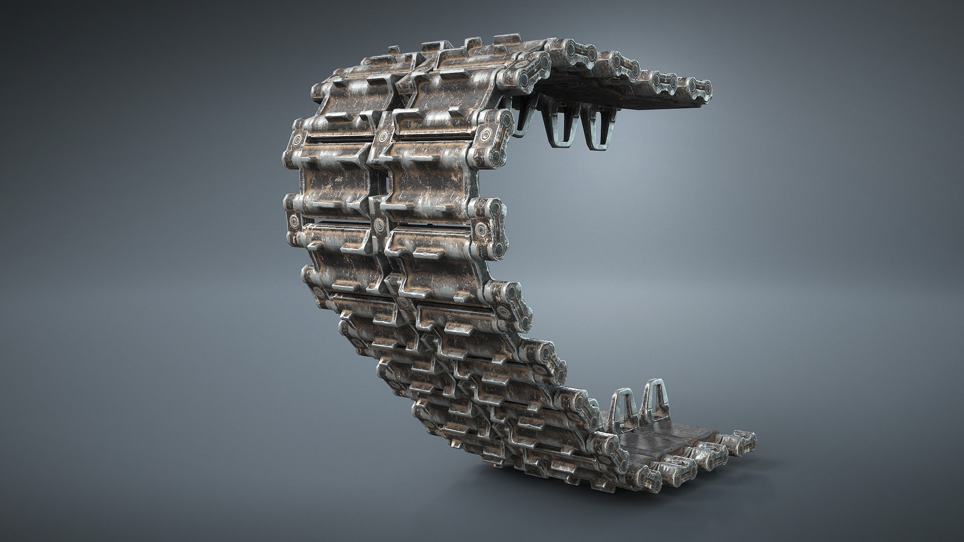 3D T-80 Tank Tracks Model - TurboSquid 1845331