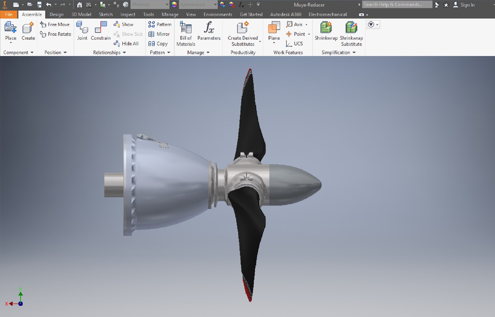 3D Planetary Reducer For Radial Aircraft Engine Model - TurboSquid 1970219