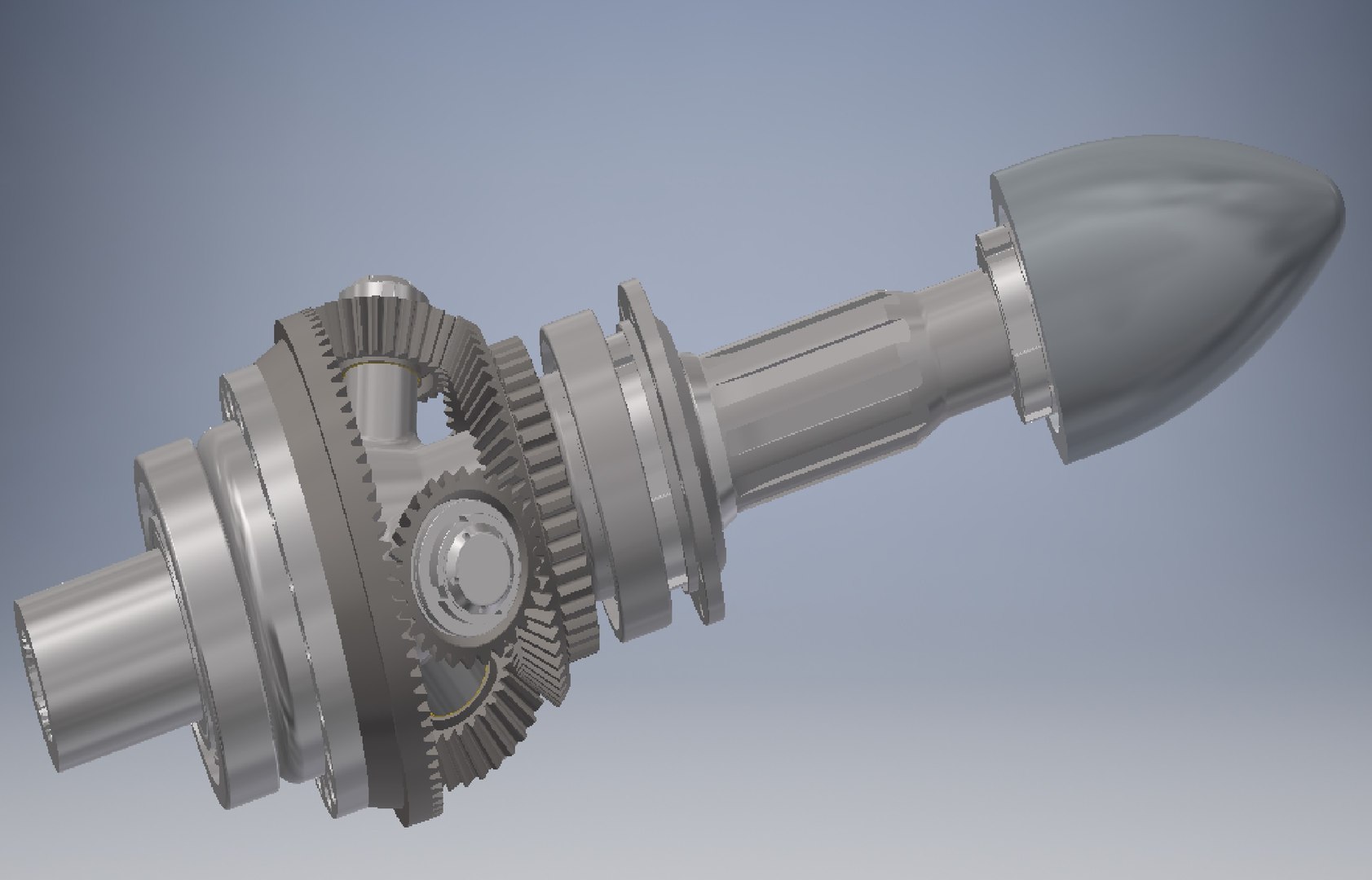 3D Planetary Reducer For Radial Aircraft Engine Model - TurboSquid 1970219