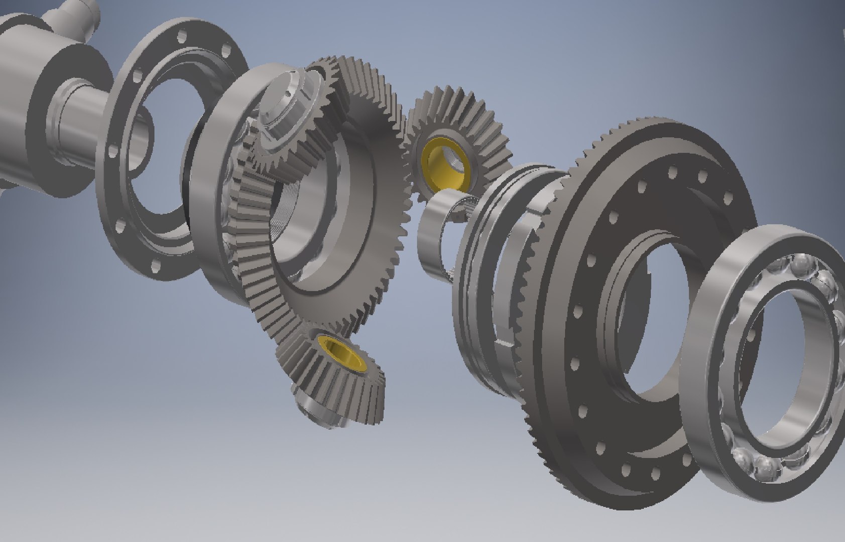 3D Planetary Reducer For Radial Aircraft Engine Model - TurboSquid 1970219