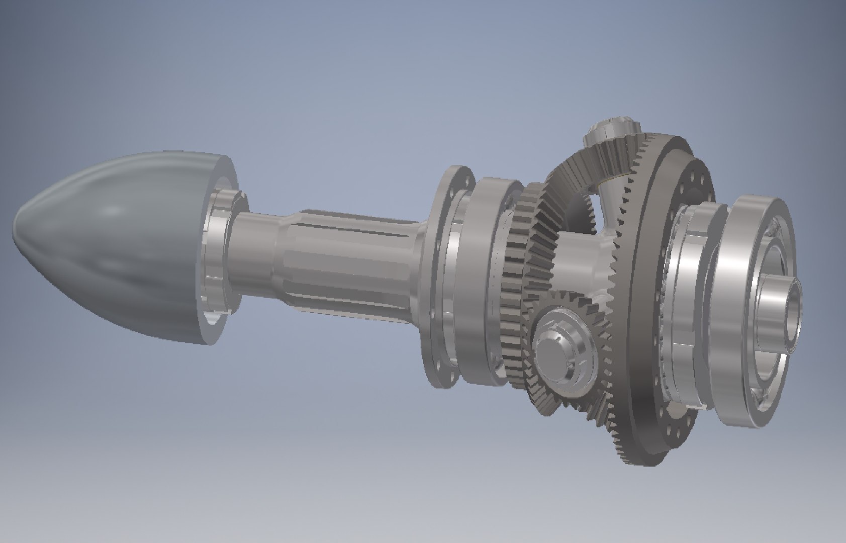 3D Planetary Reducer For Radial Aircraft Engine Model - TurboSquid 1970219