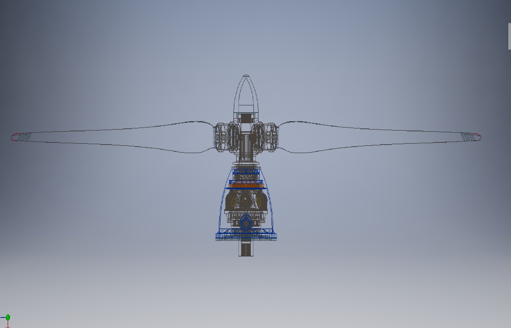 3D Planetary Reducer For Radial Aircraft Engine Model - TurboSquid 1970219