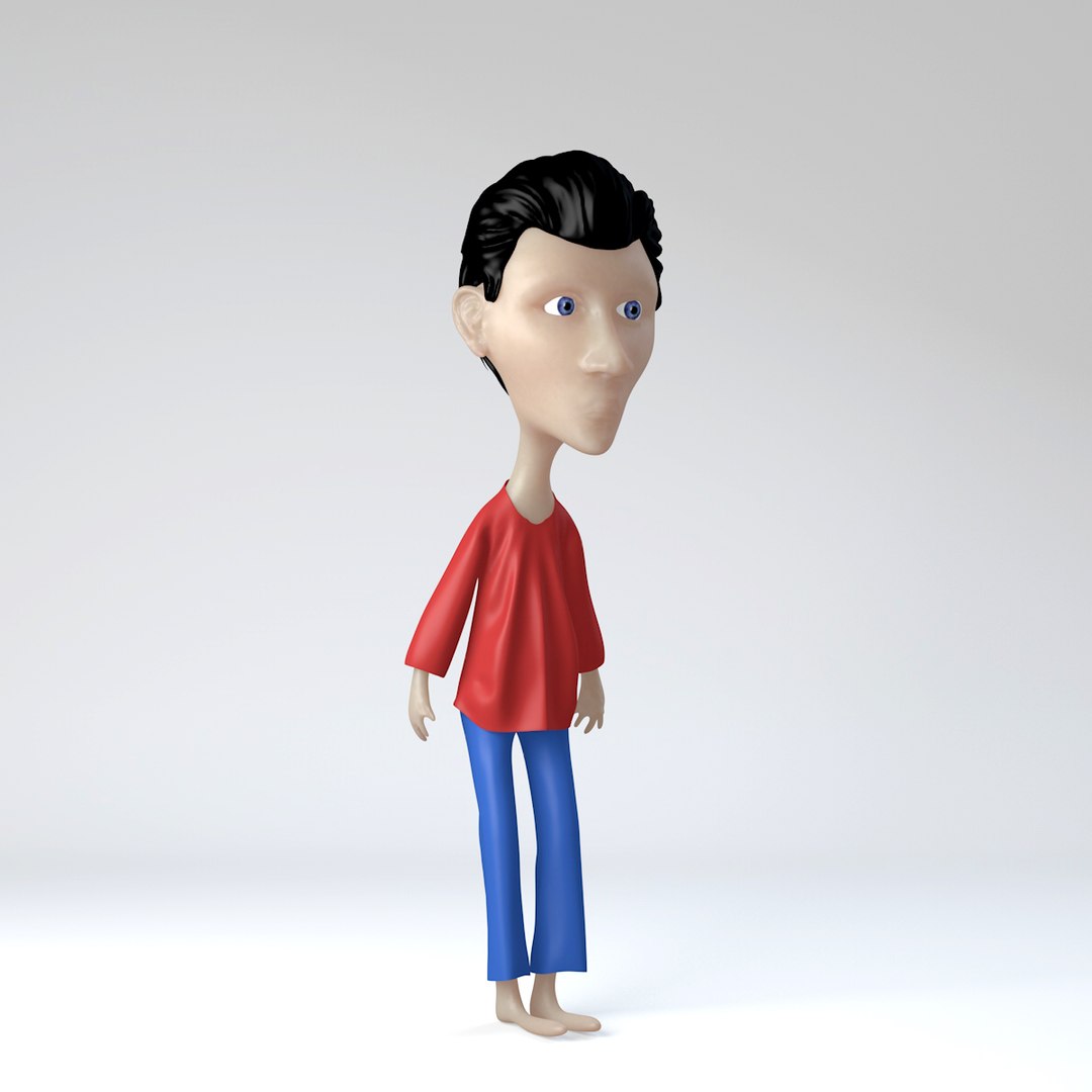 3D Man Cartoon Model - TurboSquid 1491106