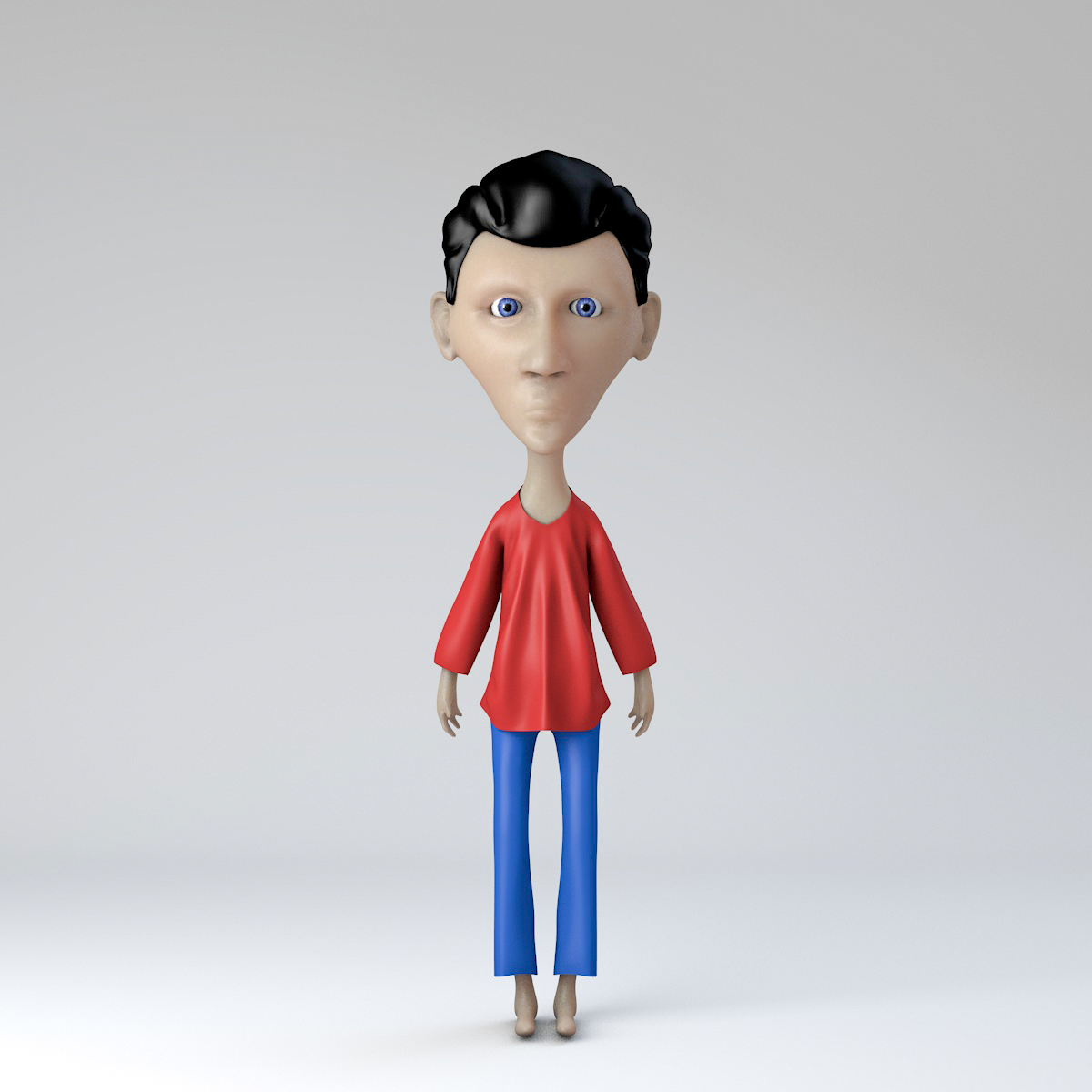 3D man cartoon model - TurboSquid 1491106
