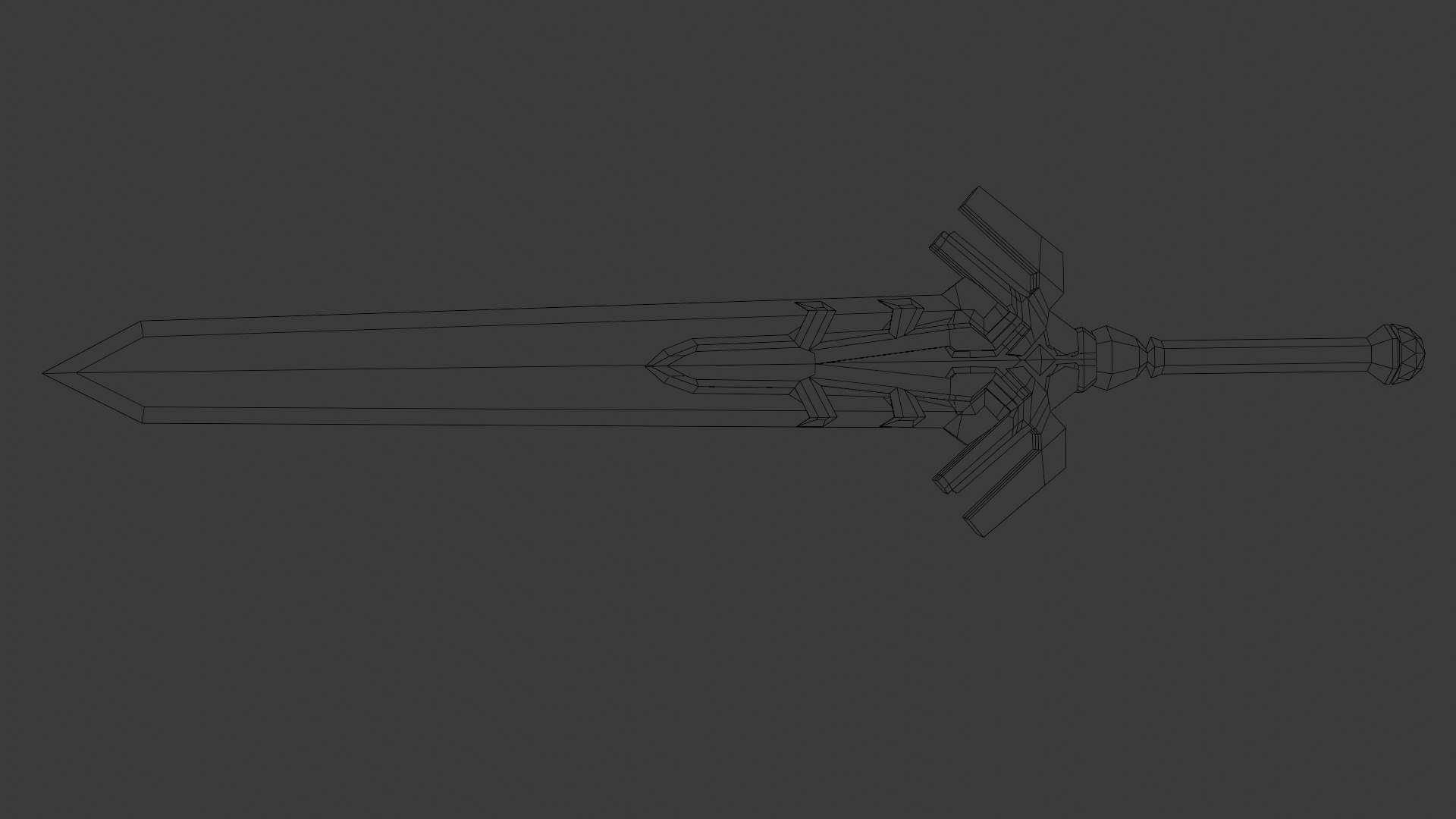 3D Stylized Magik Buster Soul Sword Model - TurboSquid 2422621