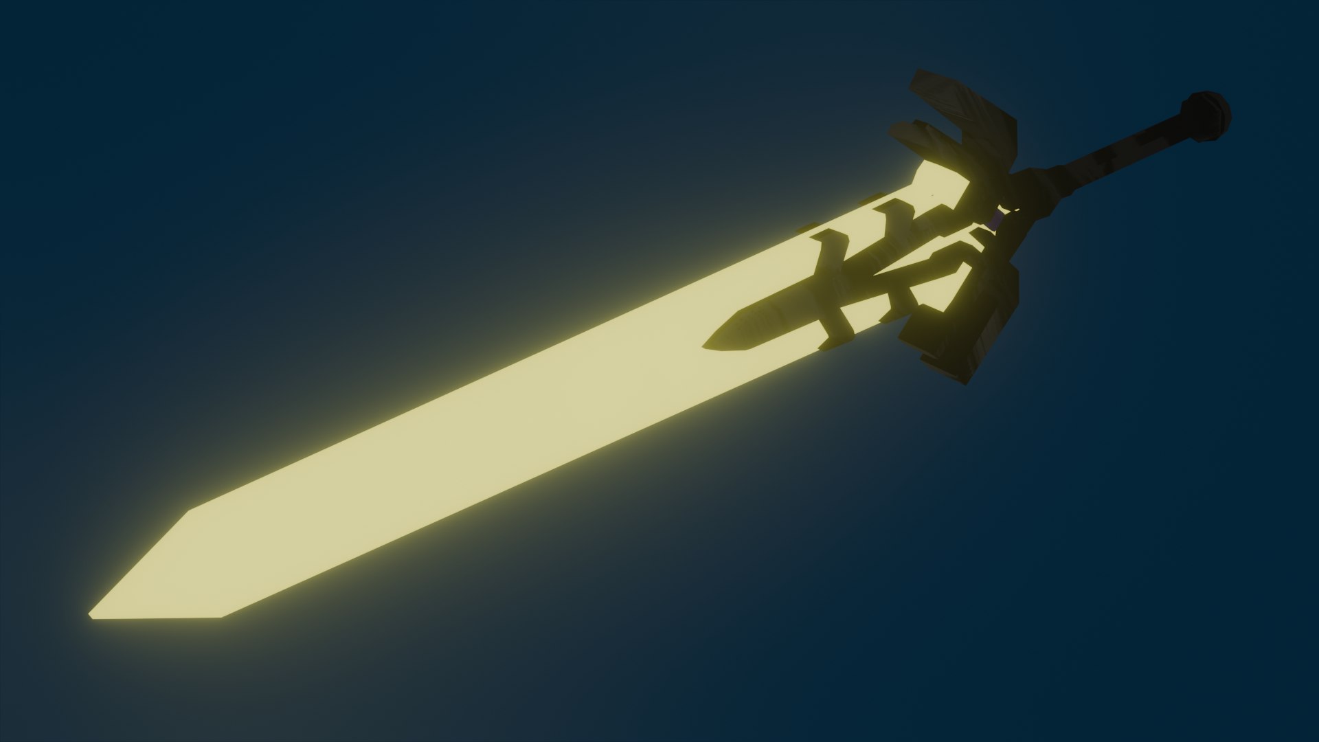 3D Stylized Magik Buster Soul Sword Model - TurboSquid 2422621