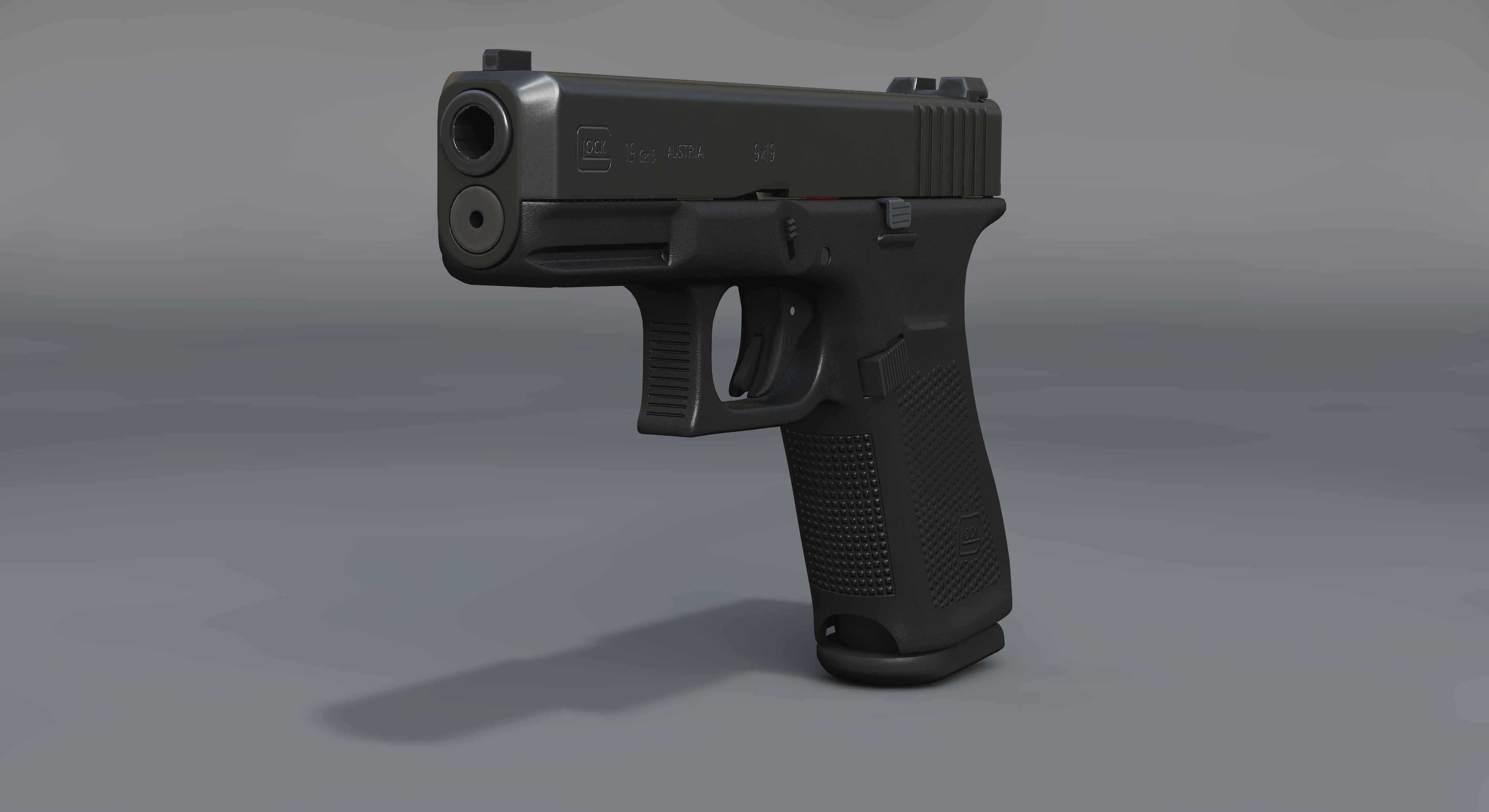 modelo 3d Glock 19 Gen 5 detalle completo y estuche Glock - TurboSquid ...