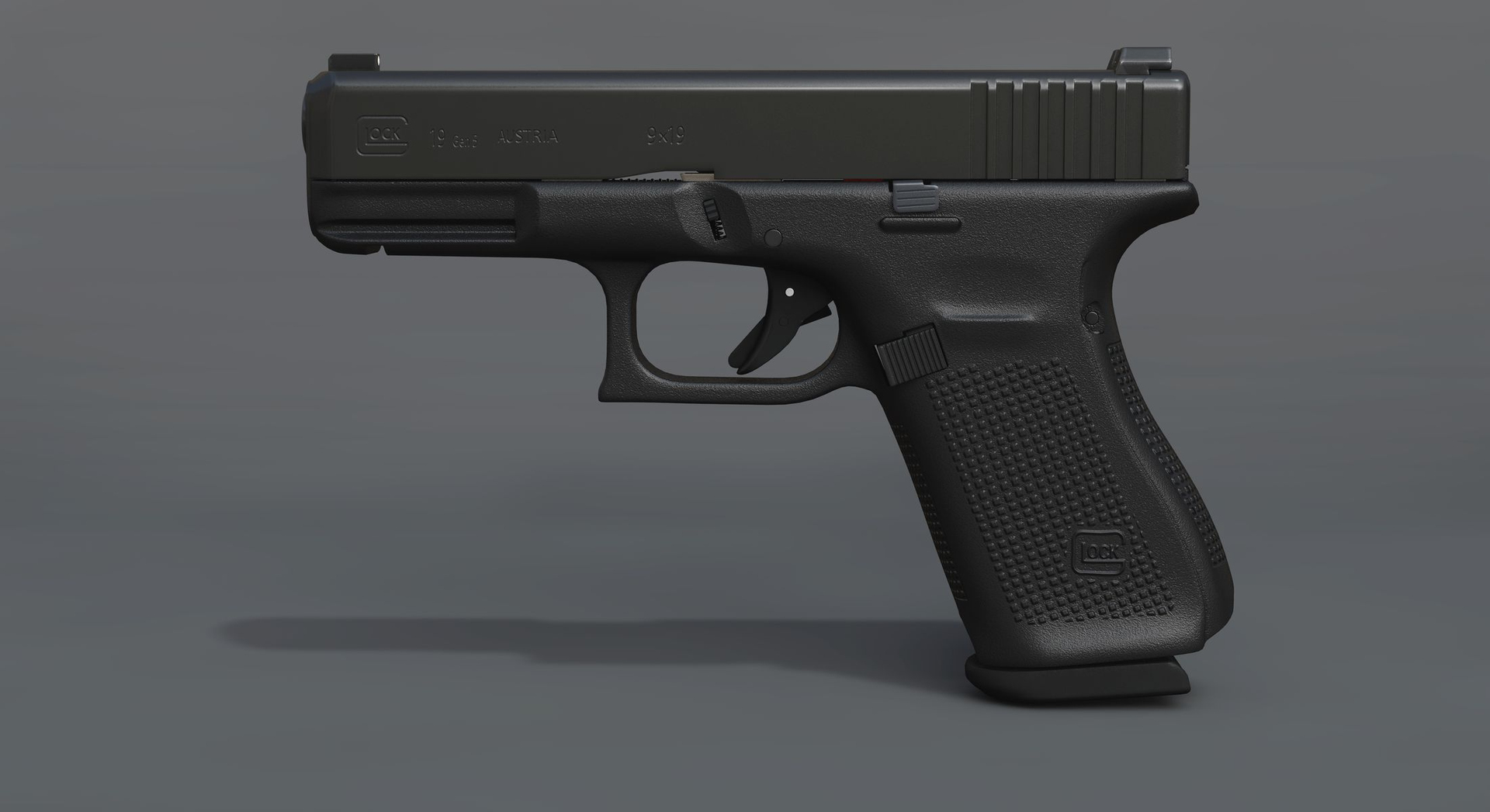 modelo 3d Glock 19 Gen 5 detalle completo y estuche Glock - TurboSquid ...