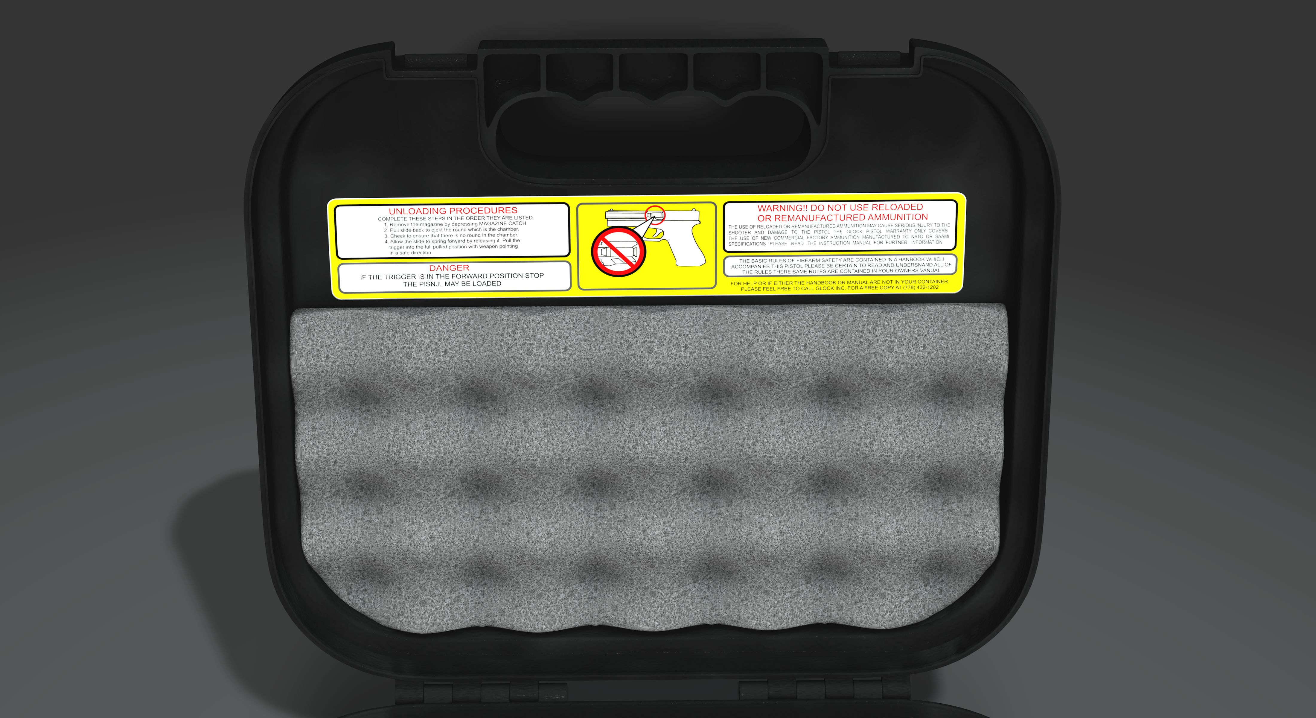 modelo 3d Glock 19 Gen 5 detalle completo y estuche Glock - TurboSquid ...