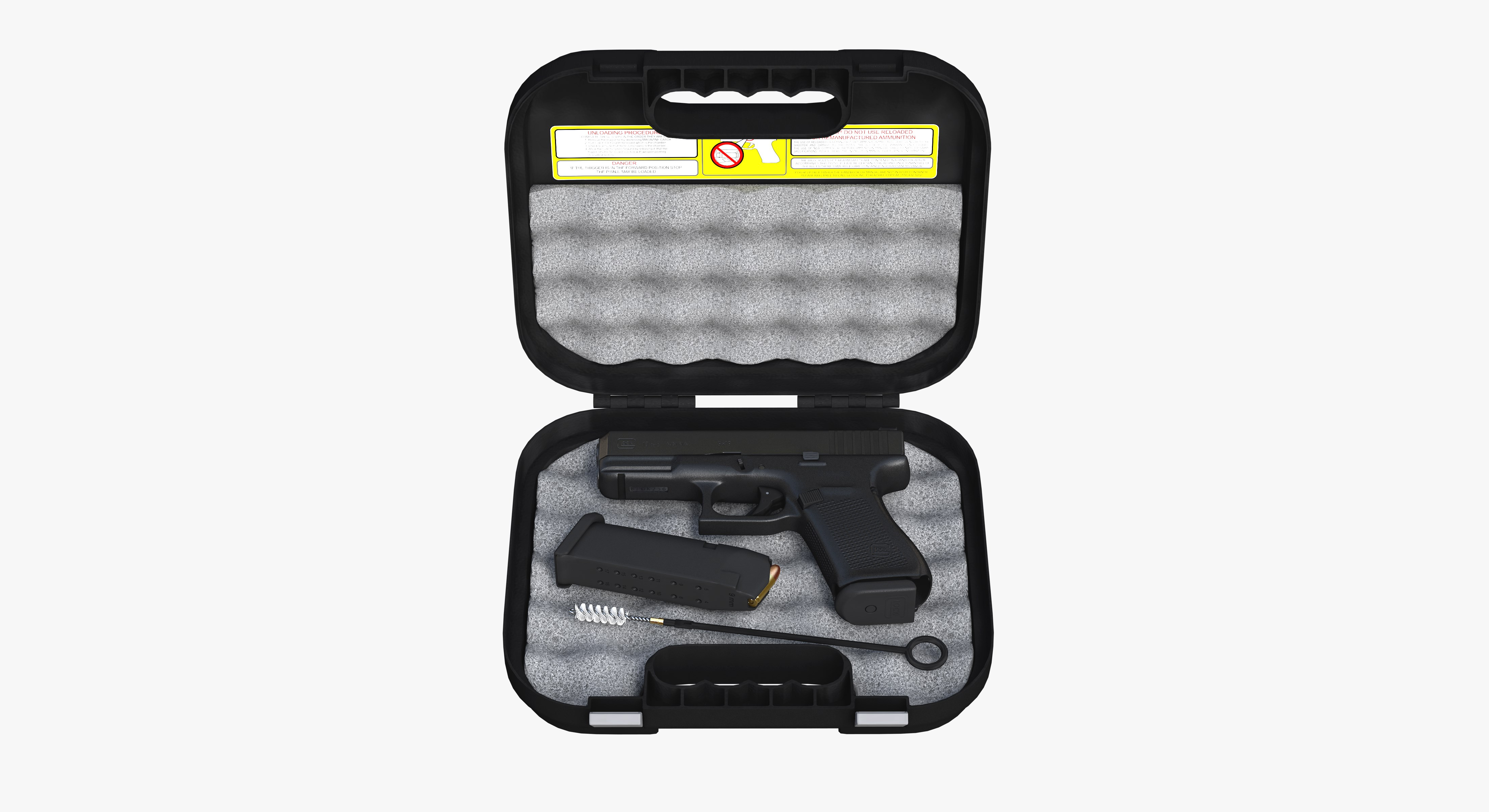 modelo 3d Glock 19 Gen 5 detalle completo y estuche Glock - TurboSquid ...