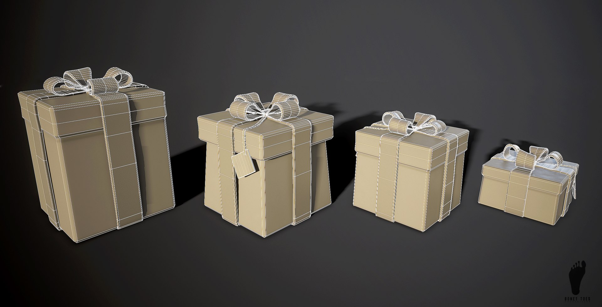 Ready birthday gifts 3D model - TurboSquid 1373704